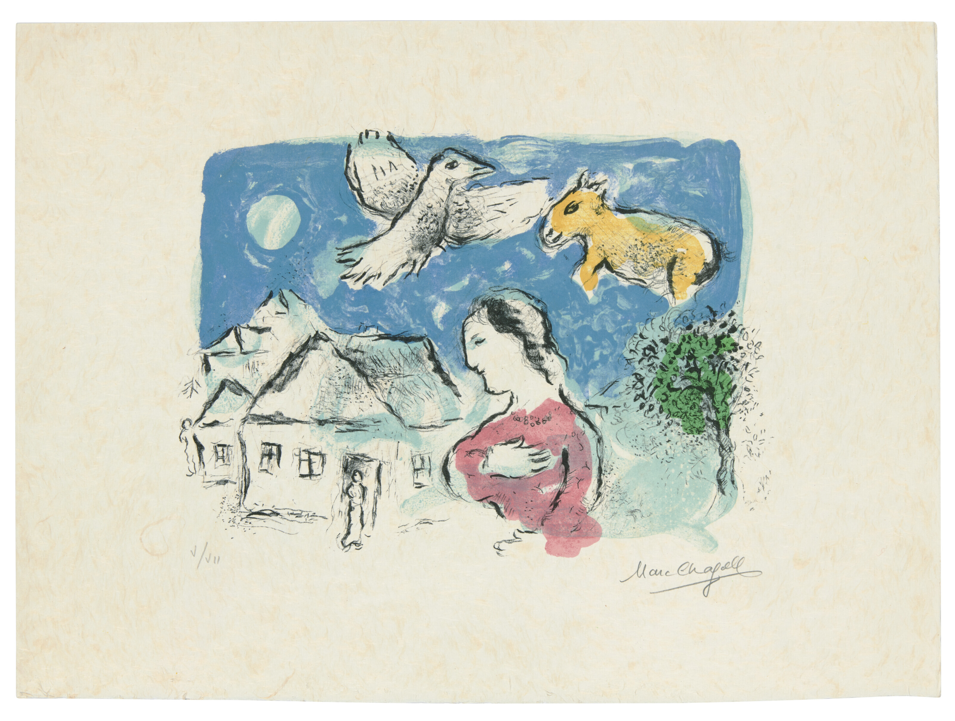 MARC CHAGALL (1887-1985), Le Village (2ème État) | Christie’s