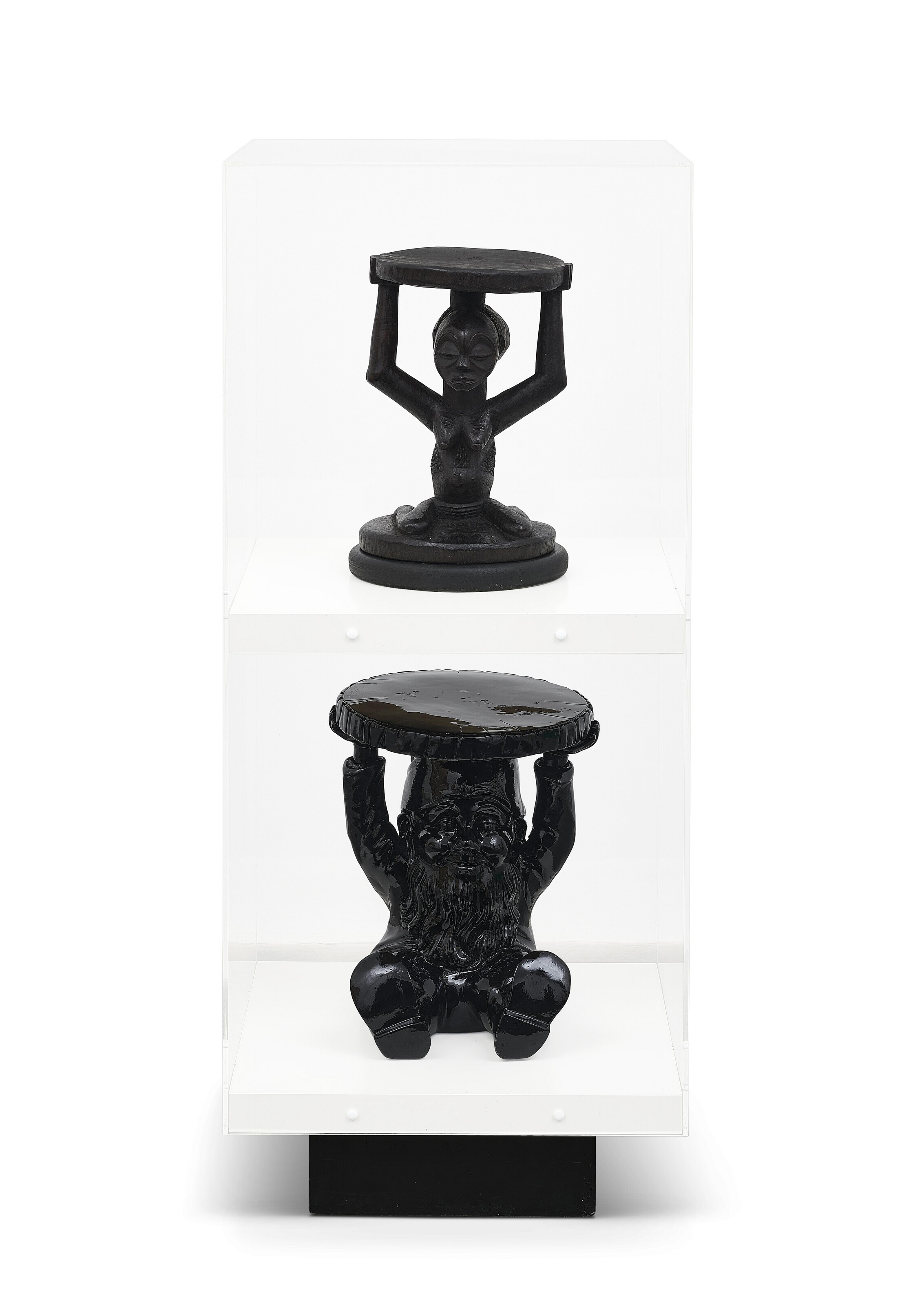 MATTHEW DARBYSHIRE (B. 1977), Stool Series (Kartell Atilla Stool Black ...