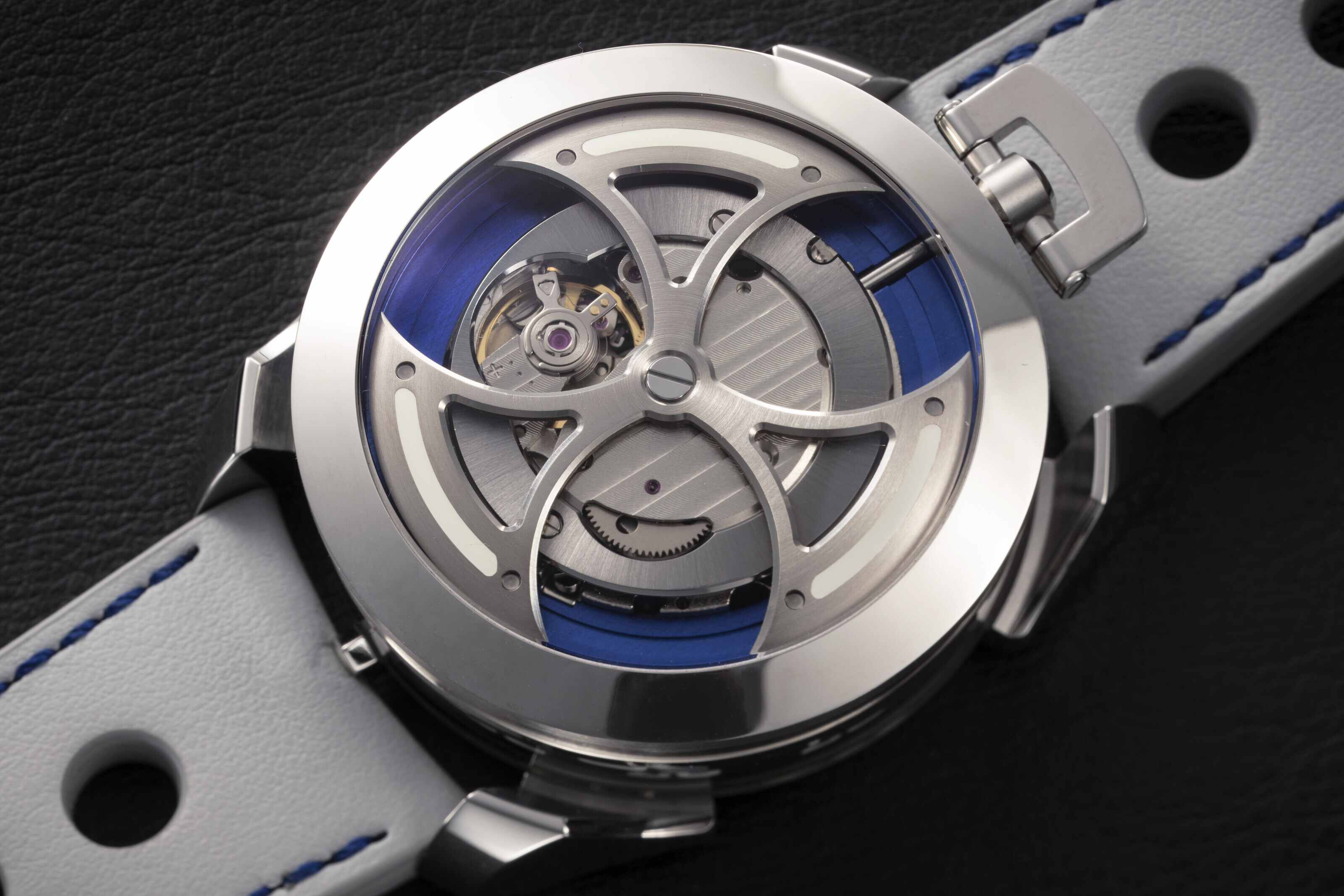 M.A.D 1 FRIENDS EDITION, A STEEL AUTOMATIC WRISTWATCH WITH LATERAL TIME ...