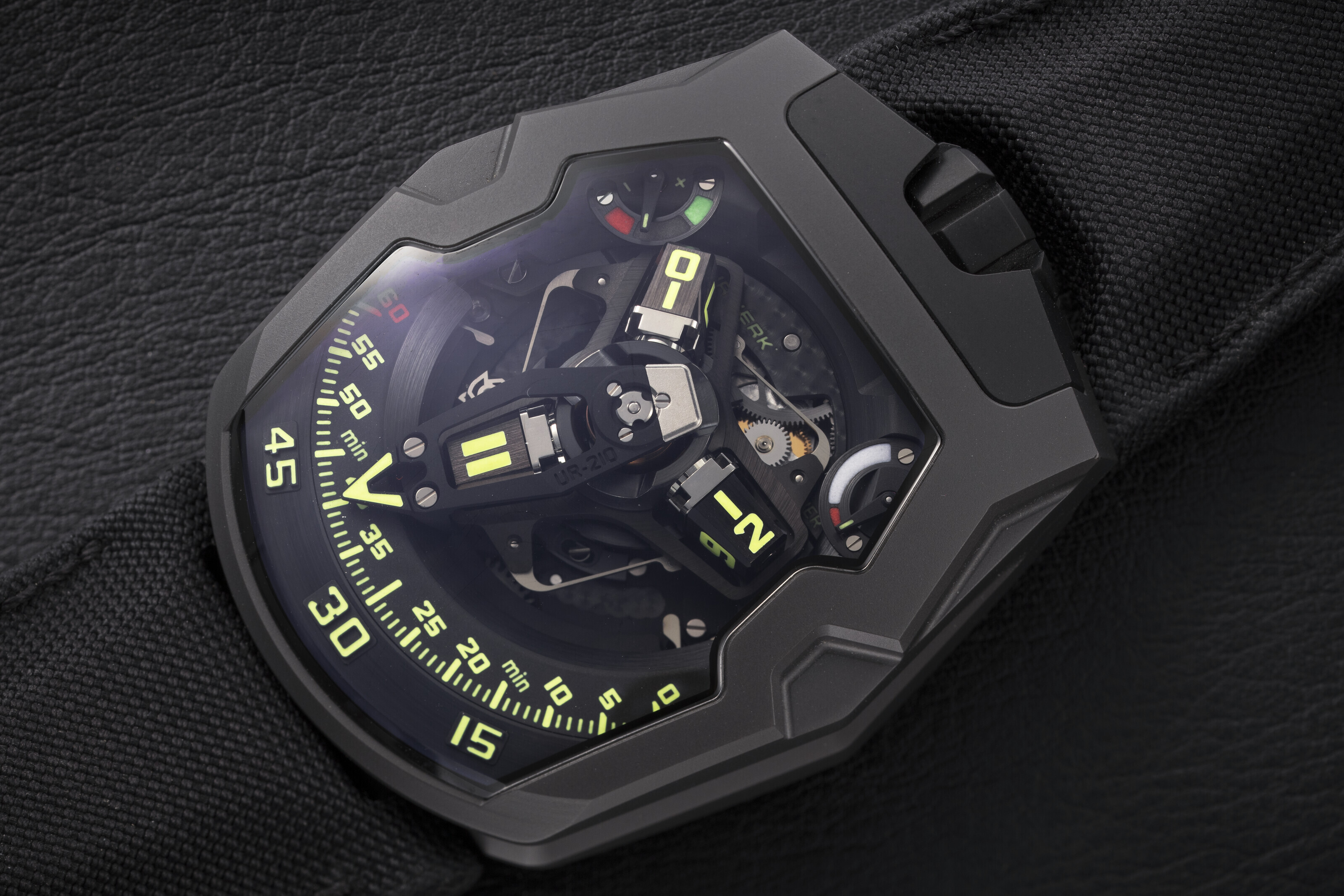 URWERK, UR-210 ‘BLACK HAWK’, A TITANIUM LIMITED EDITION AUTOMATIC ...