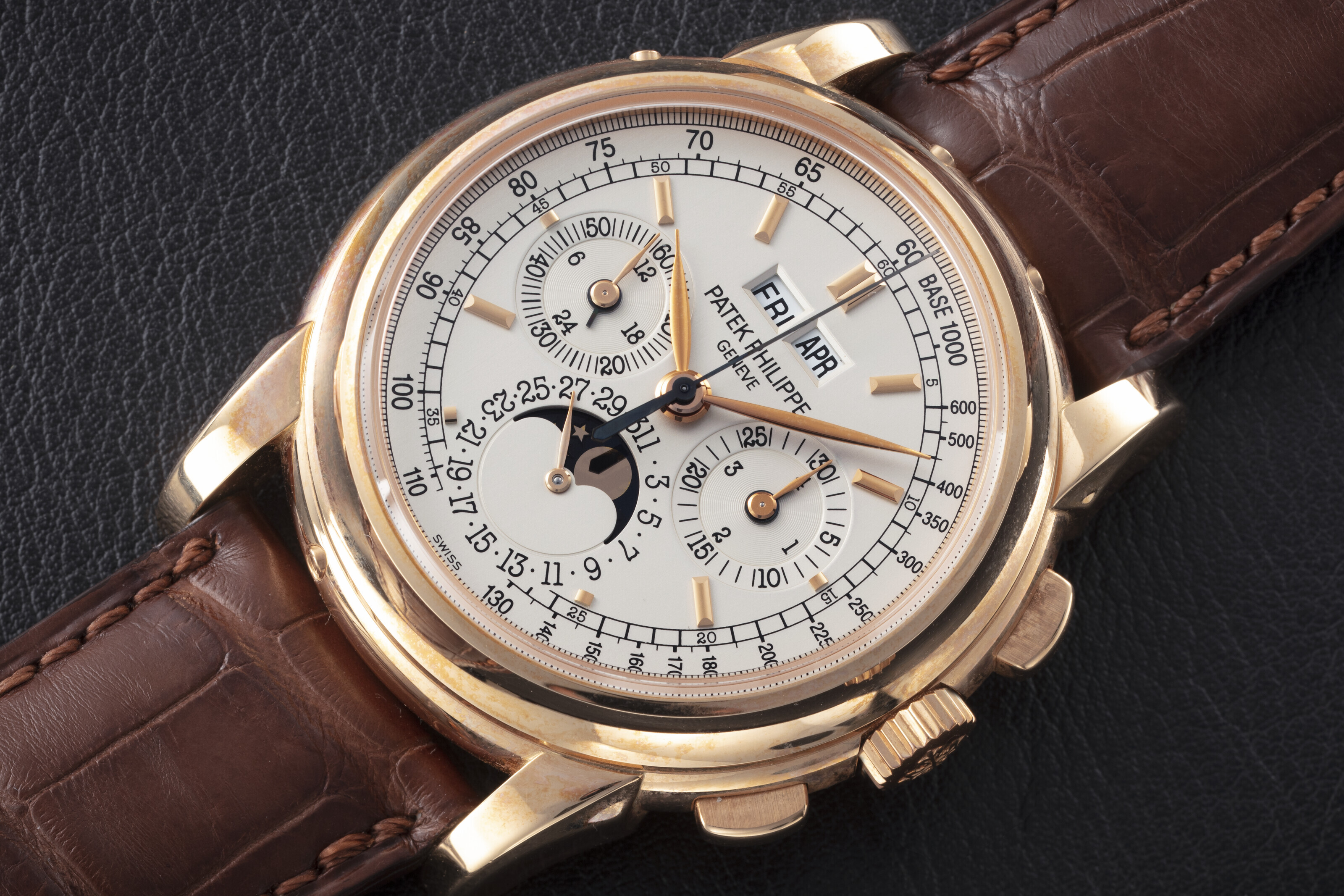 PATEK PHILIPPE, REF. 5970R-001, A GOLD PERPETUAL CALENDAR CHRONOGRAPH ...