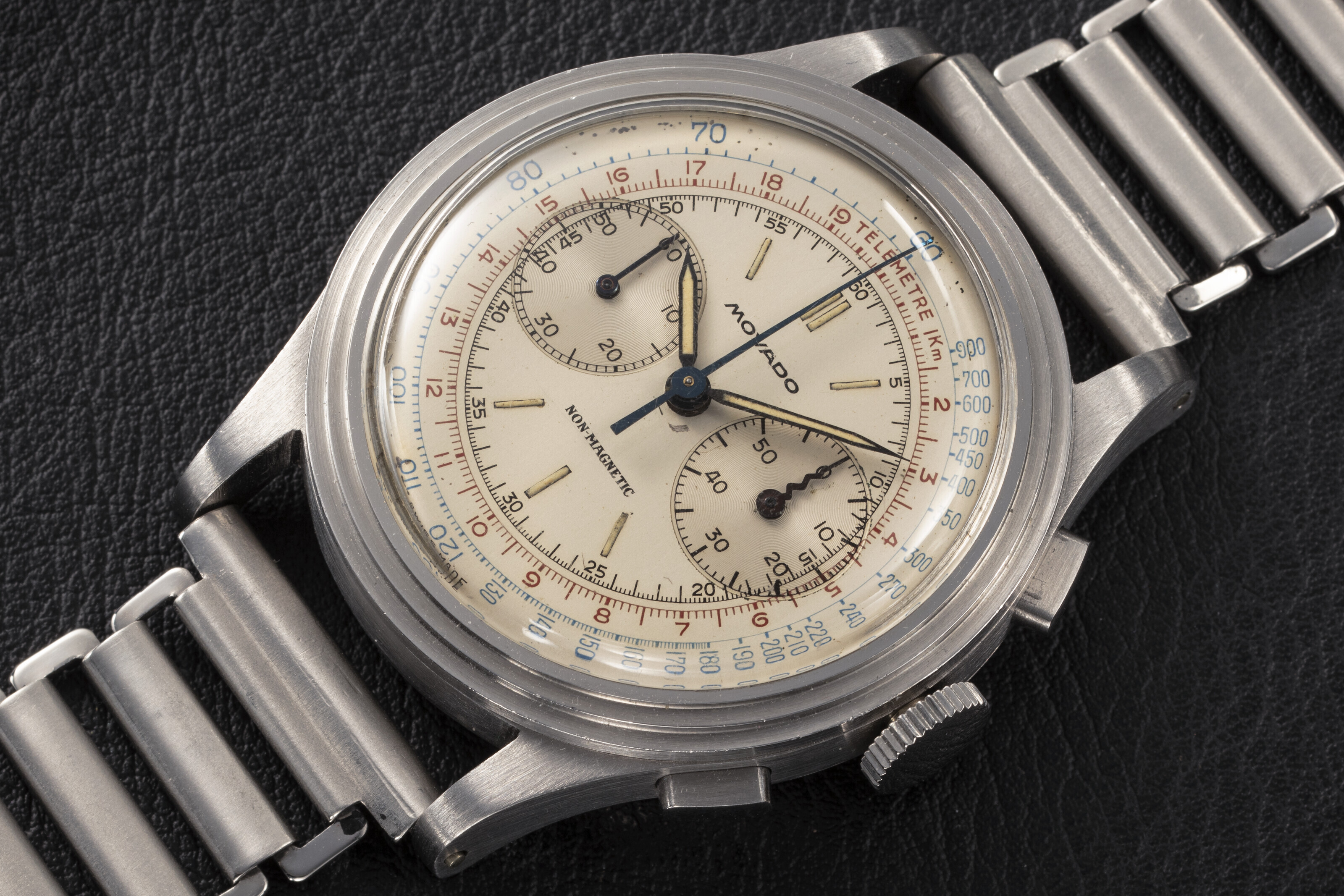 MOVADO, REF. 19005, A STEEL MULTISCALE CHRONOGRAPH WRISTWATCH, CASE ...