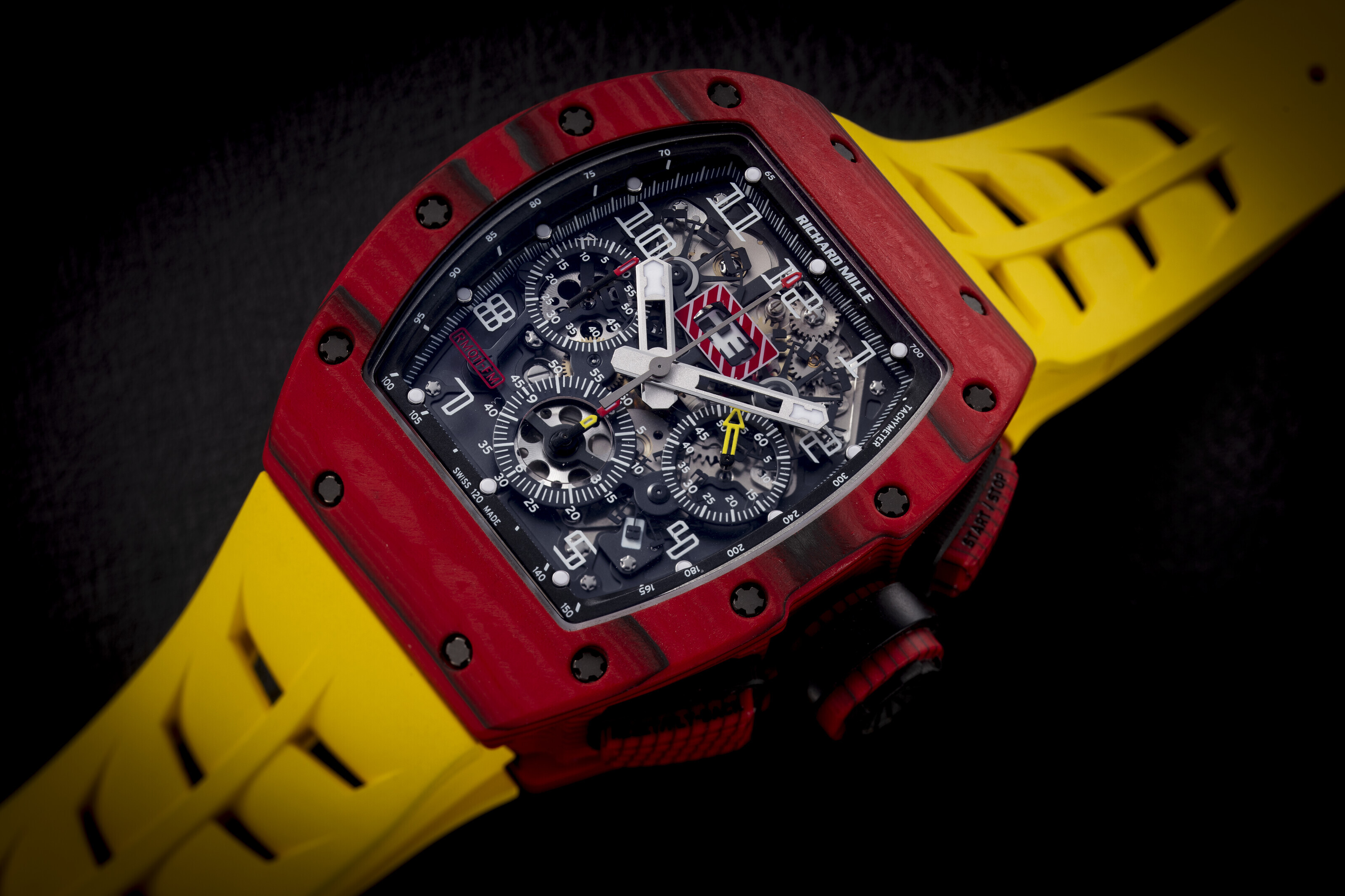 RICHARD MILLE, RM-011 RED TPT QUARTZ , A LIMITED EDITION AUTOMATIC FLYBACK CHRONOGRAPH ‘FELIPE ...