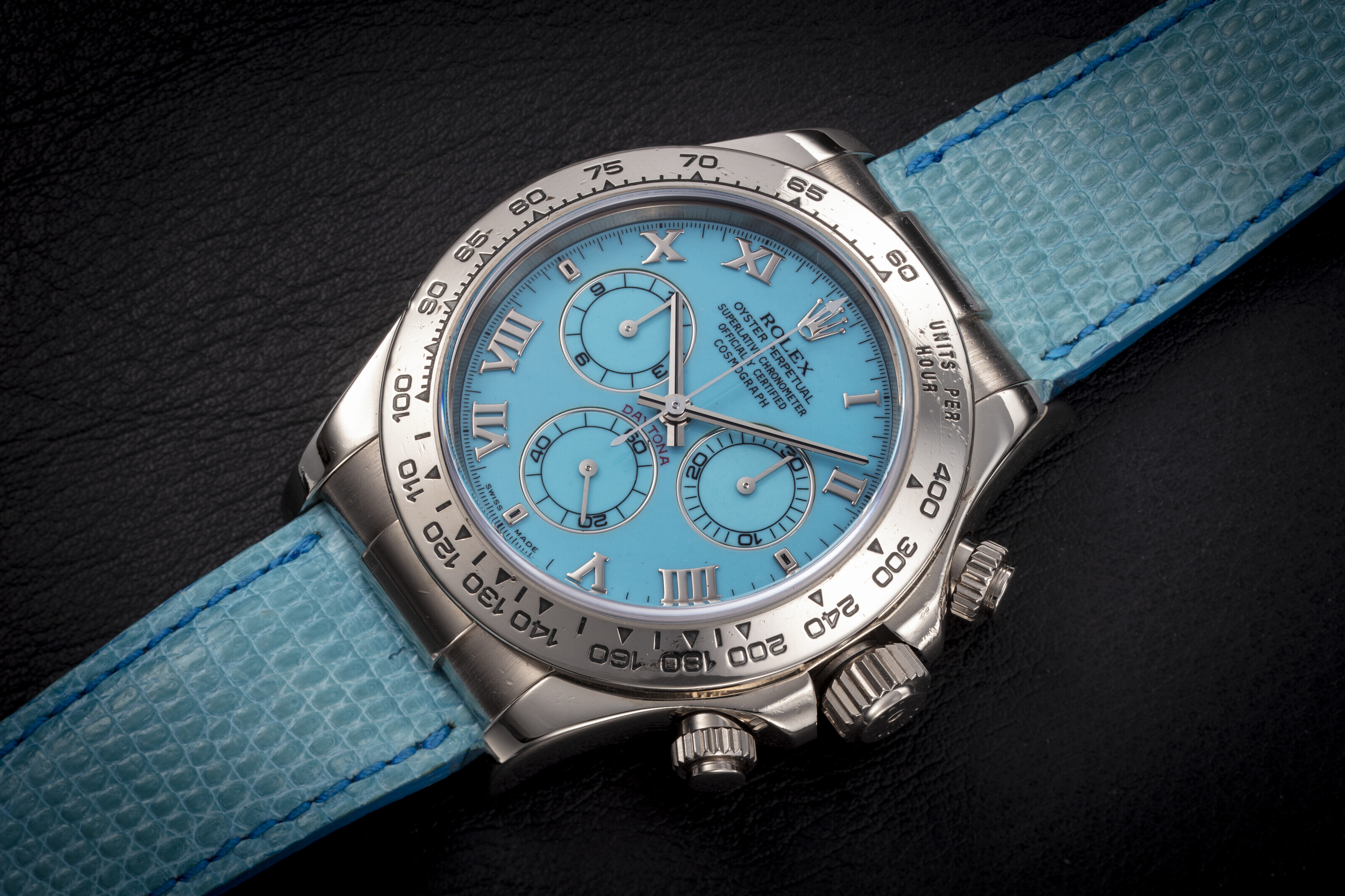 ROLEX, DAYTONA “BEACH” REF. 116519, A GOLD AUTOMATIC WRISTWATCH WITH ...