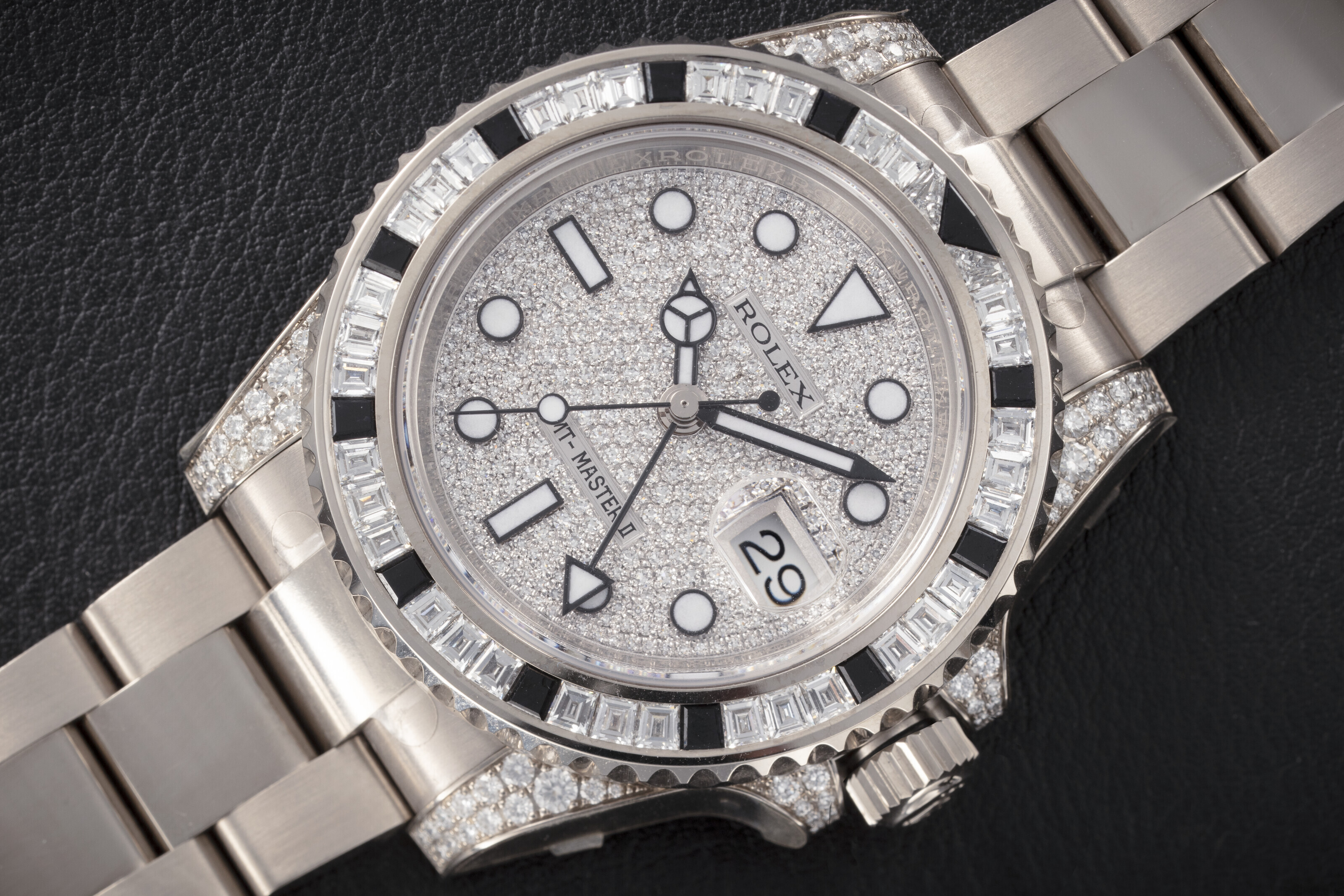 ROLEX, GMT-MASTER-II REF.116759SA, A GOLD AND DIAMOND-SET WRISTWATCH ...