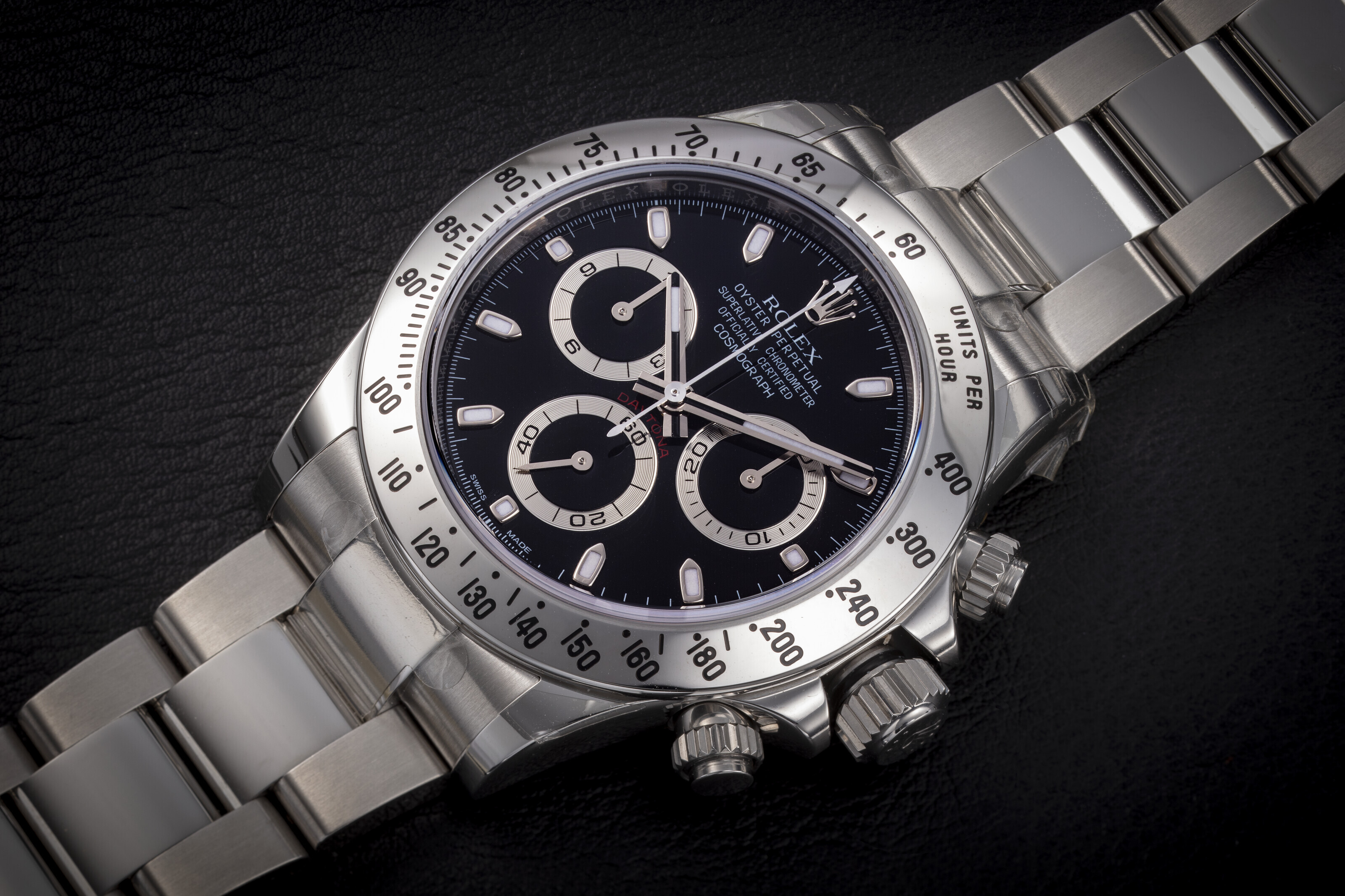ROLEX, DAYTONA REF. 116520 ‘APH DIAL’, AN UNWORN STEEL AUTOMATIC ...