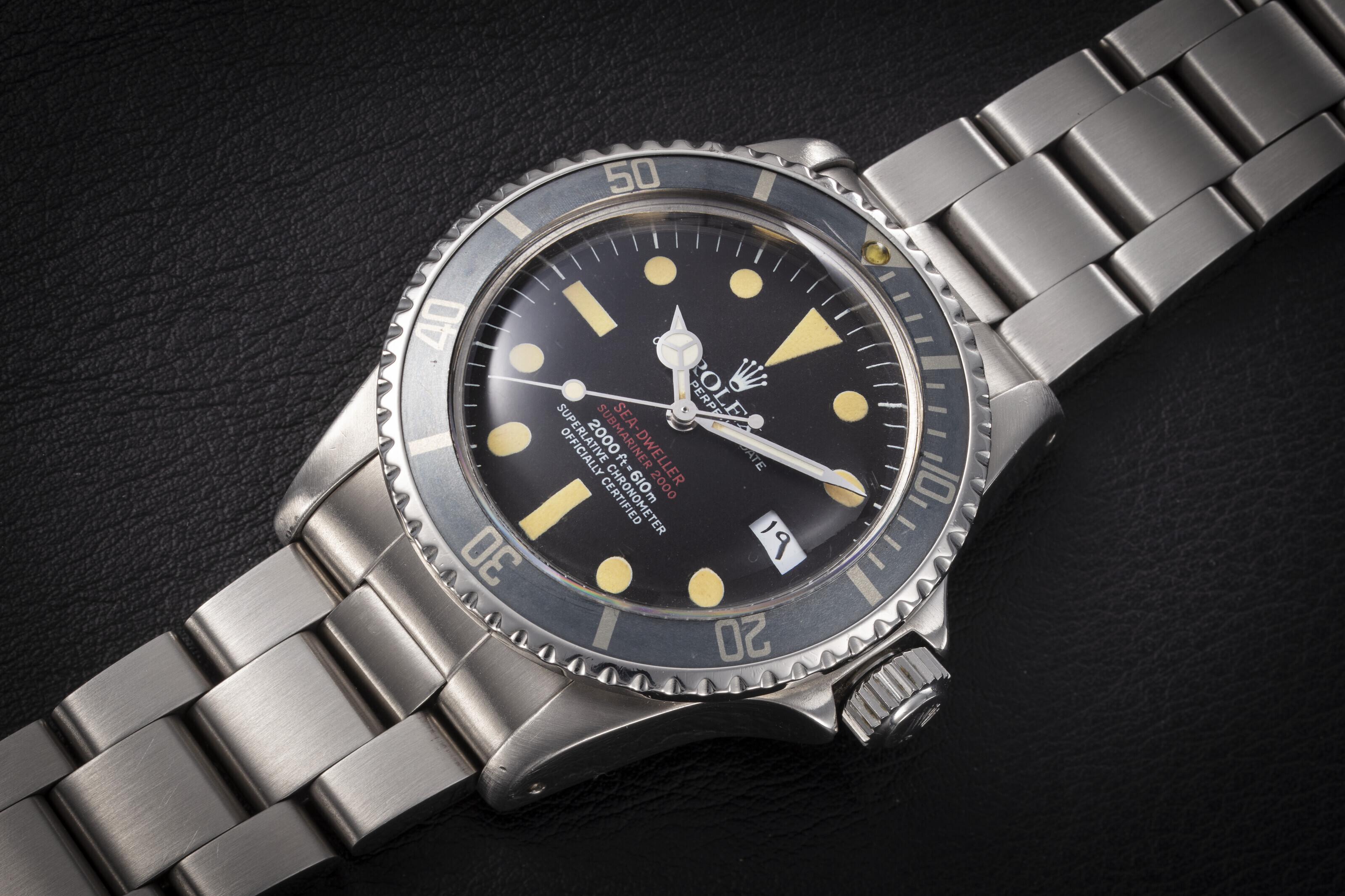 ROLEX, SEA-DWELLER REF. 1665 ‘DOUBLE RED’, A STEEL AUTOMATIC DIVER’S ...