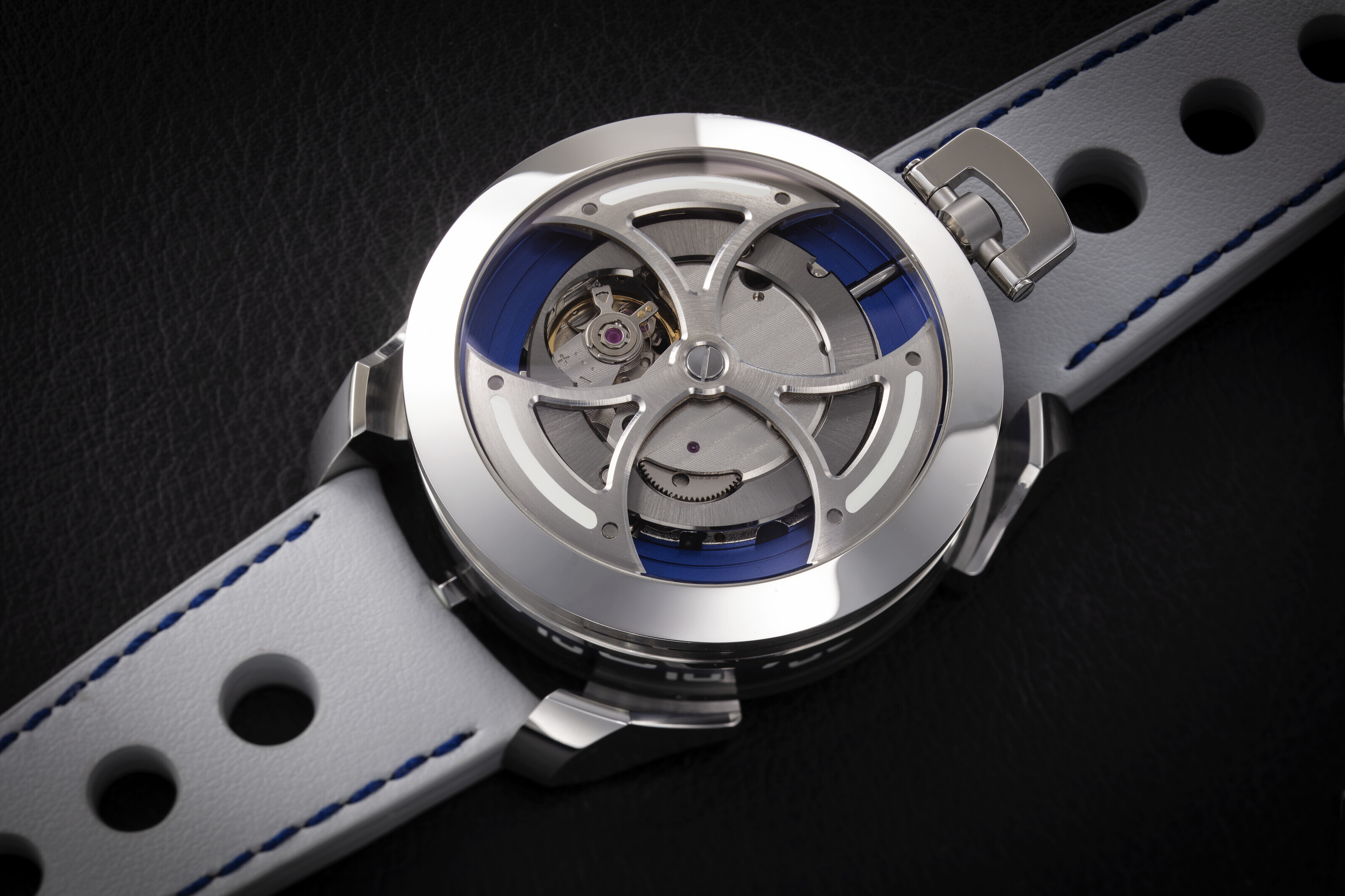 M.A.D. 1 FRIENDS EDITION, A STEEL AUTOMATIC WRISTWATCH WITH LATERAL ...