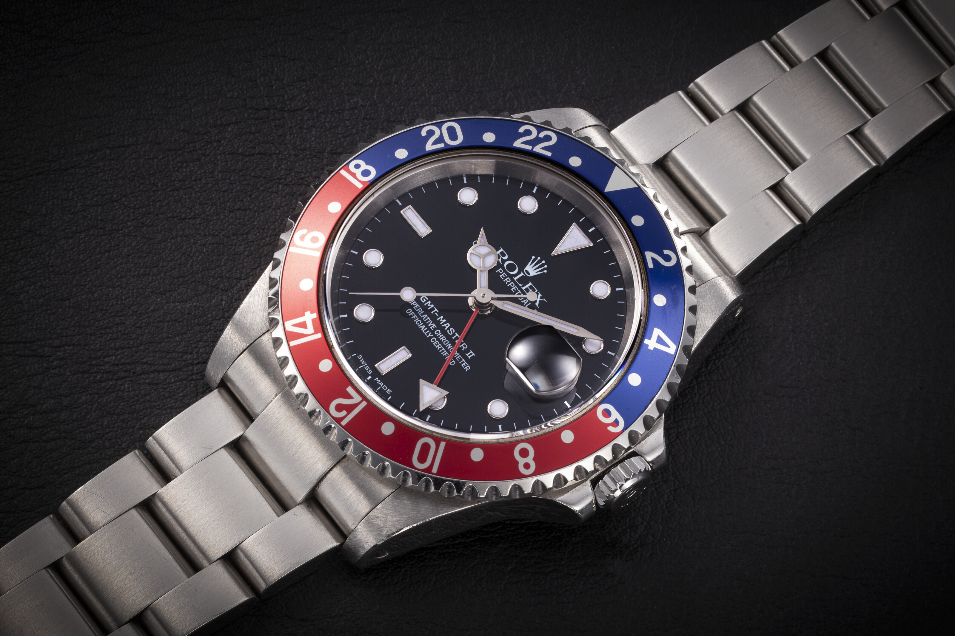 ROLEX, GMT-MASTER II REF. 16710 “PEPSI”, A STEEL AUTOMATIC WRISTWATCH ...