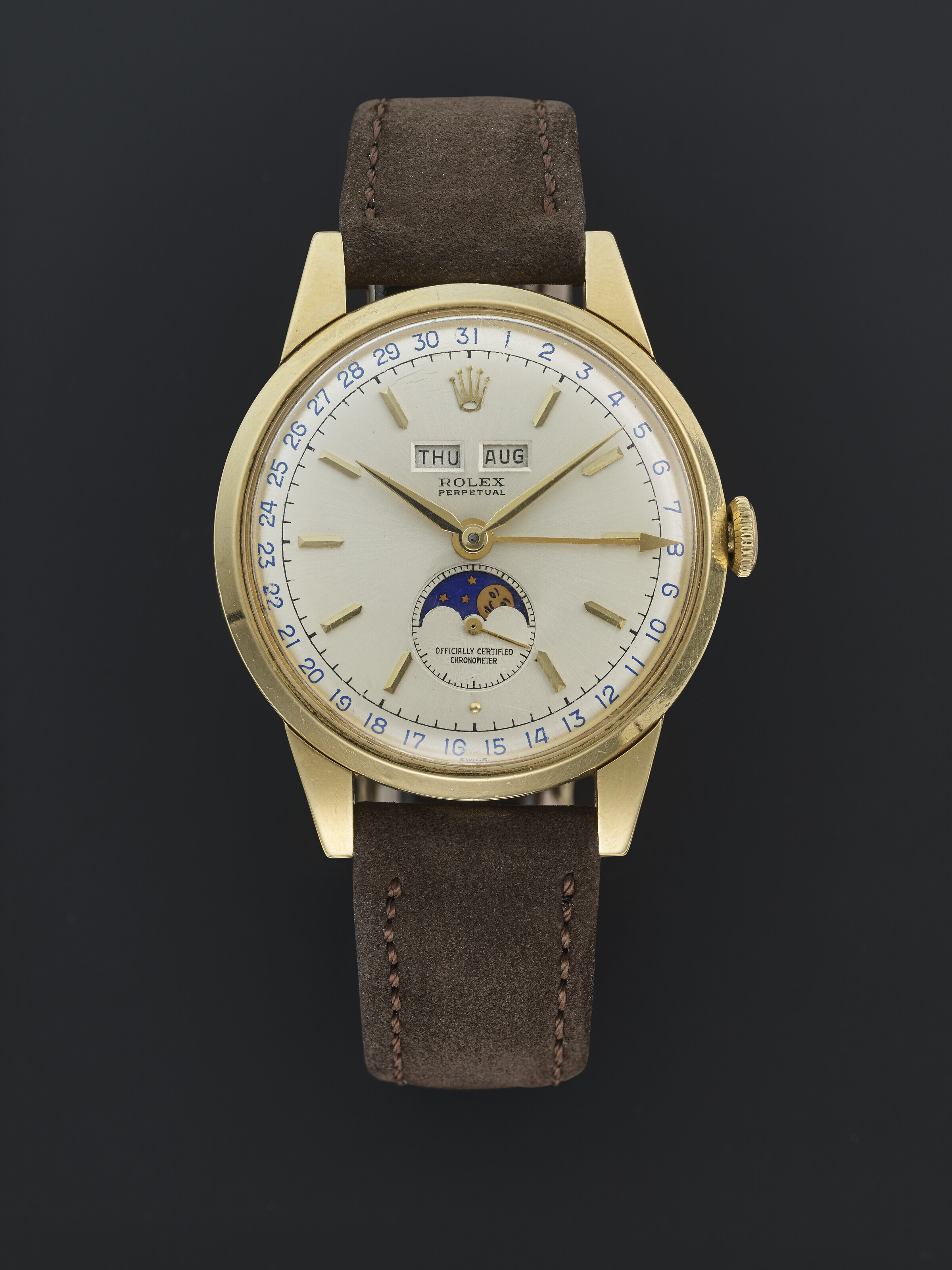 ROLEX, YELLOW GOLD 'PADELLONE', REF. 8171, | Christie’s