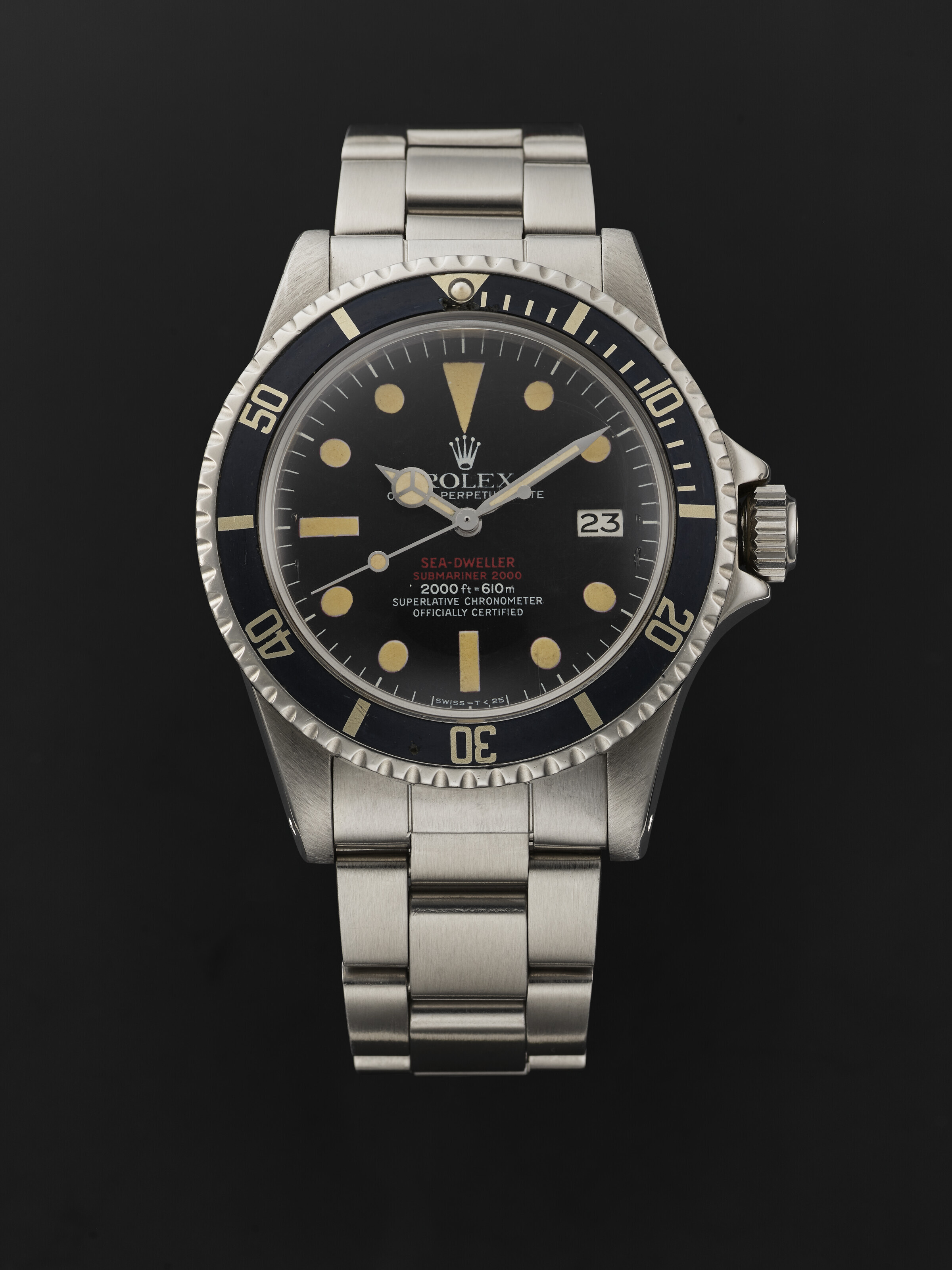ROLEX, STEEL 'DOUBLE RED SEA-DWELLER' ASPREY, REF. 1665, | Christie’s