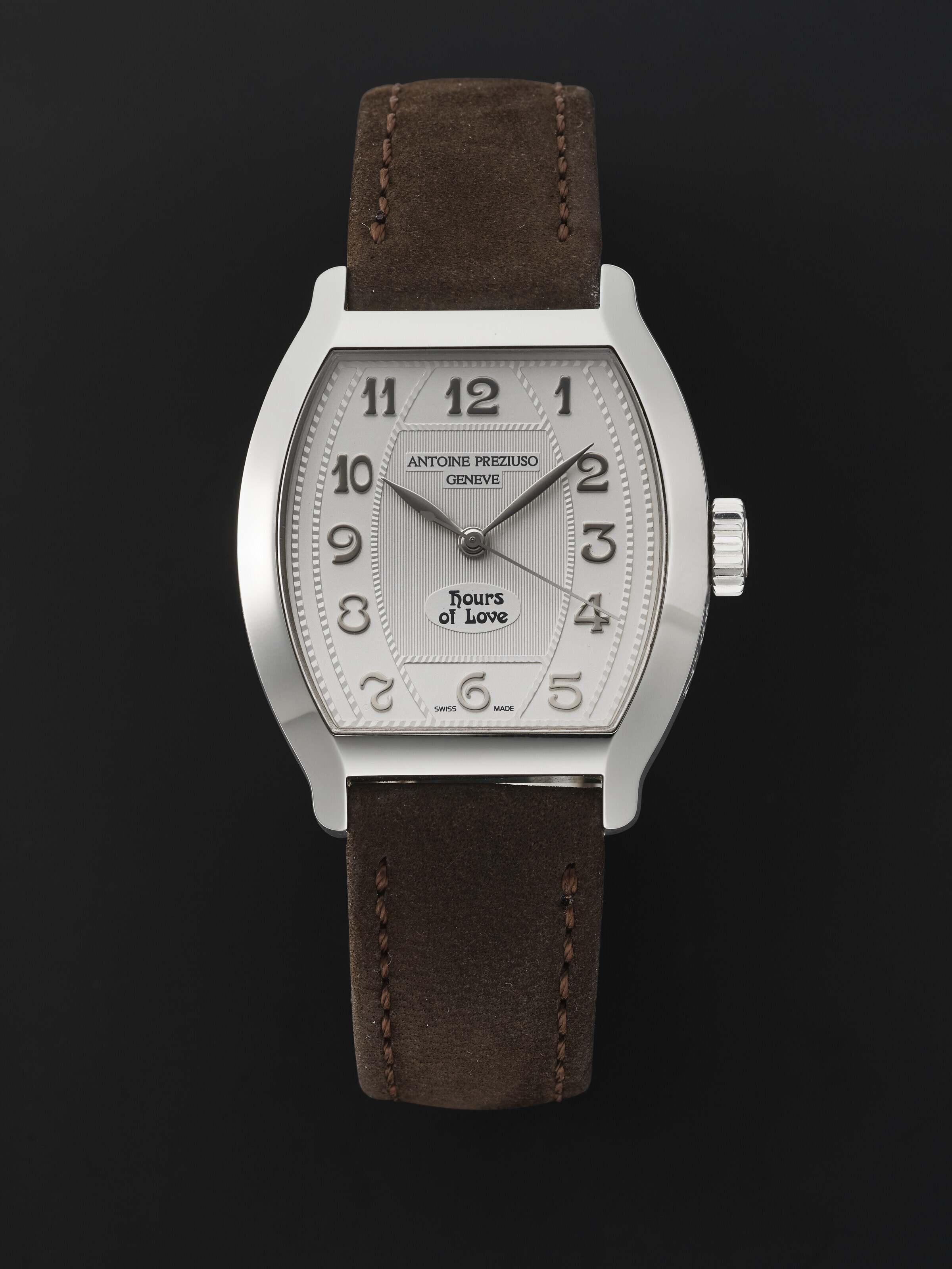 ANTOINE PREZIUSO, STEEL LIMITED EDITION EROTIC WATCH 'HOURS OF LOVE', N ...