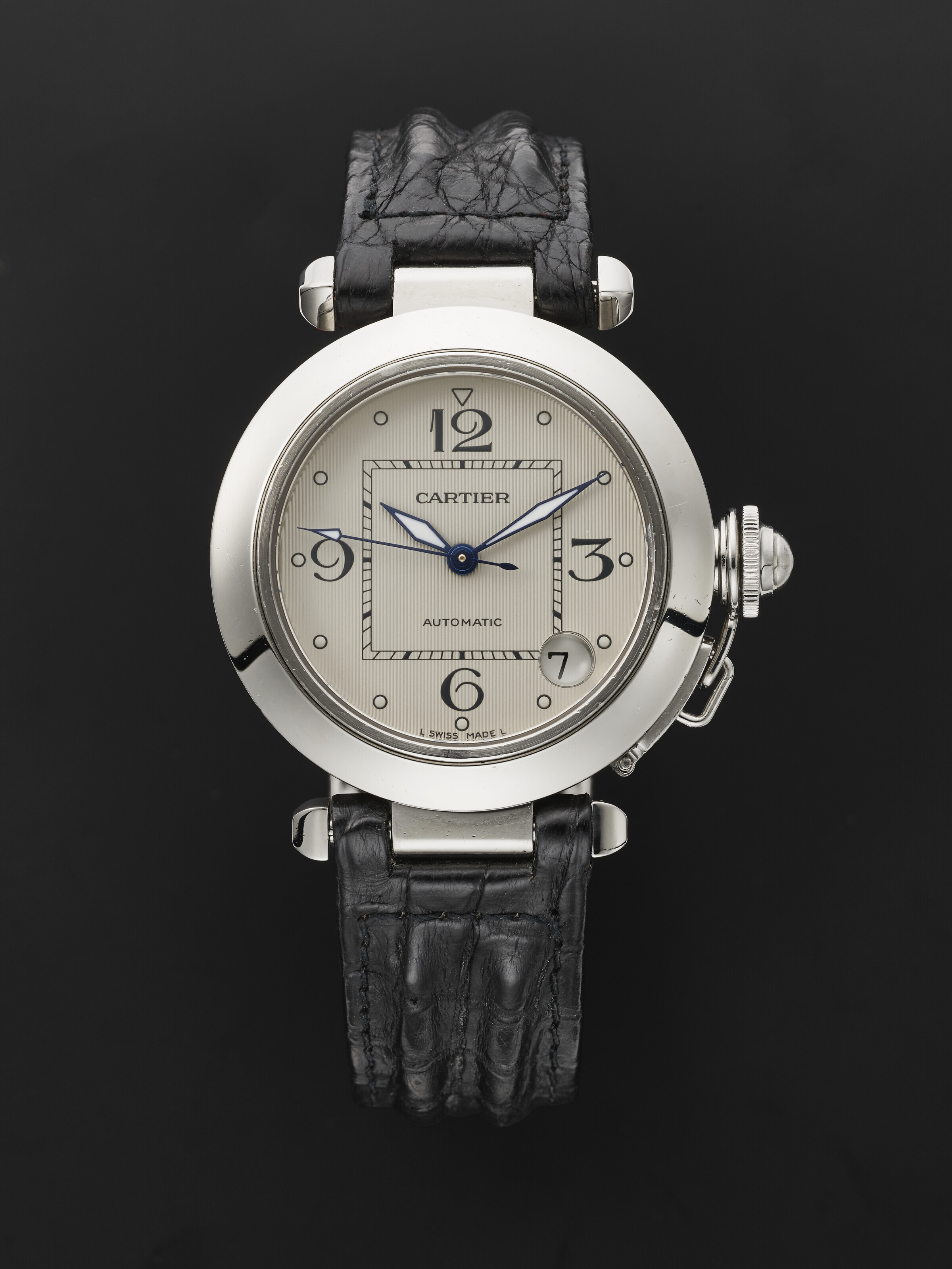 CARTIER, STEEL 'PASHA', REF. 2324, | Christie’s