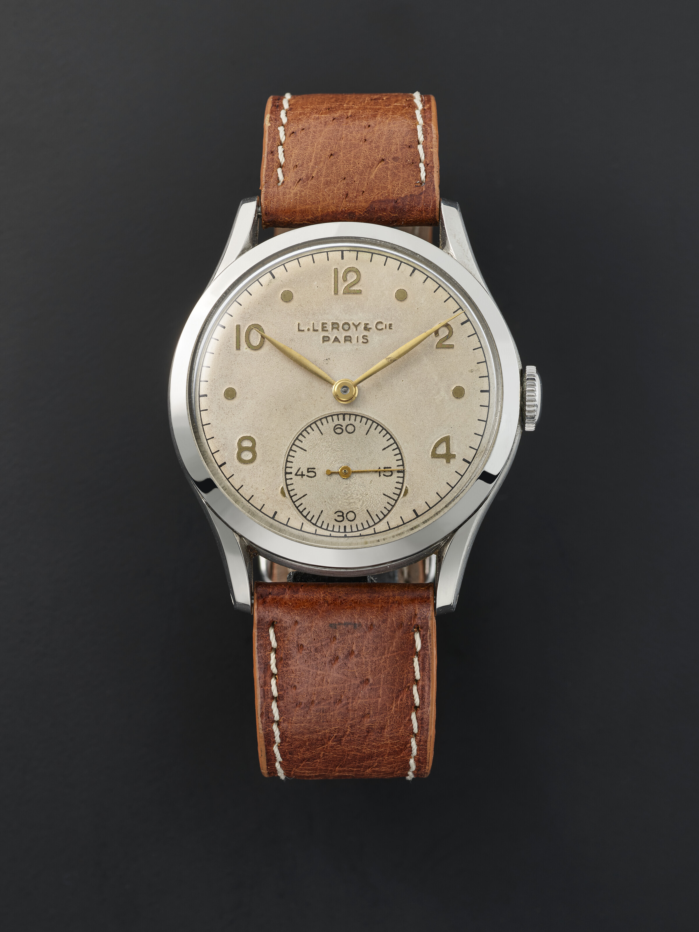 L. LEROY, STEEL 'CHRONOMETRE' WRISTWATCH, | Christie’s