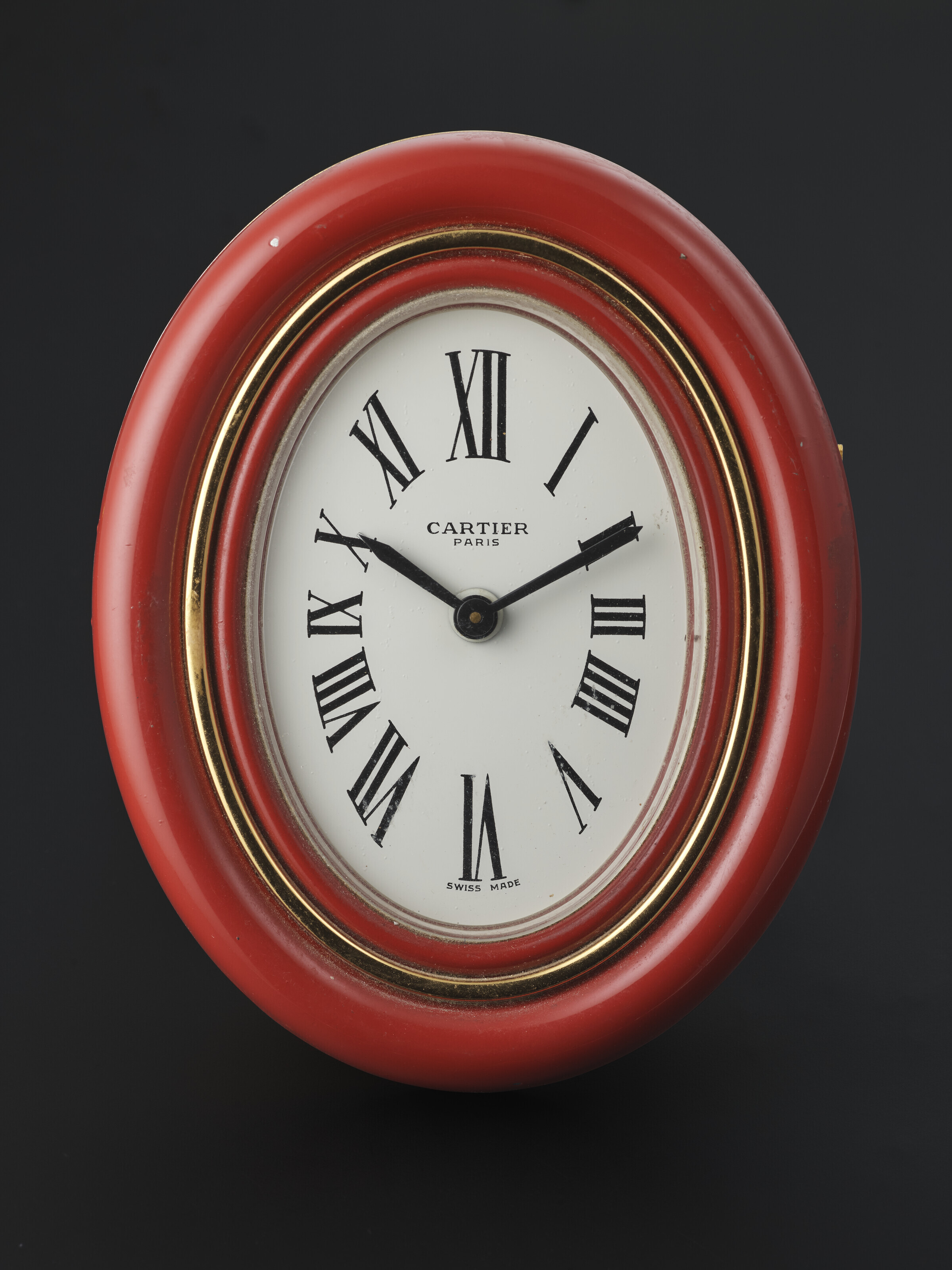 CARTIER, GILT BRASS DESK CLOCK, | Christie’s
