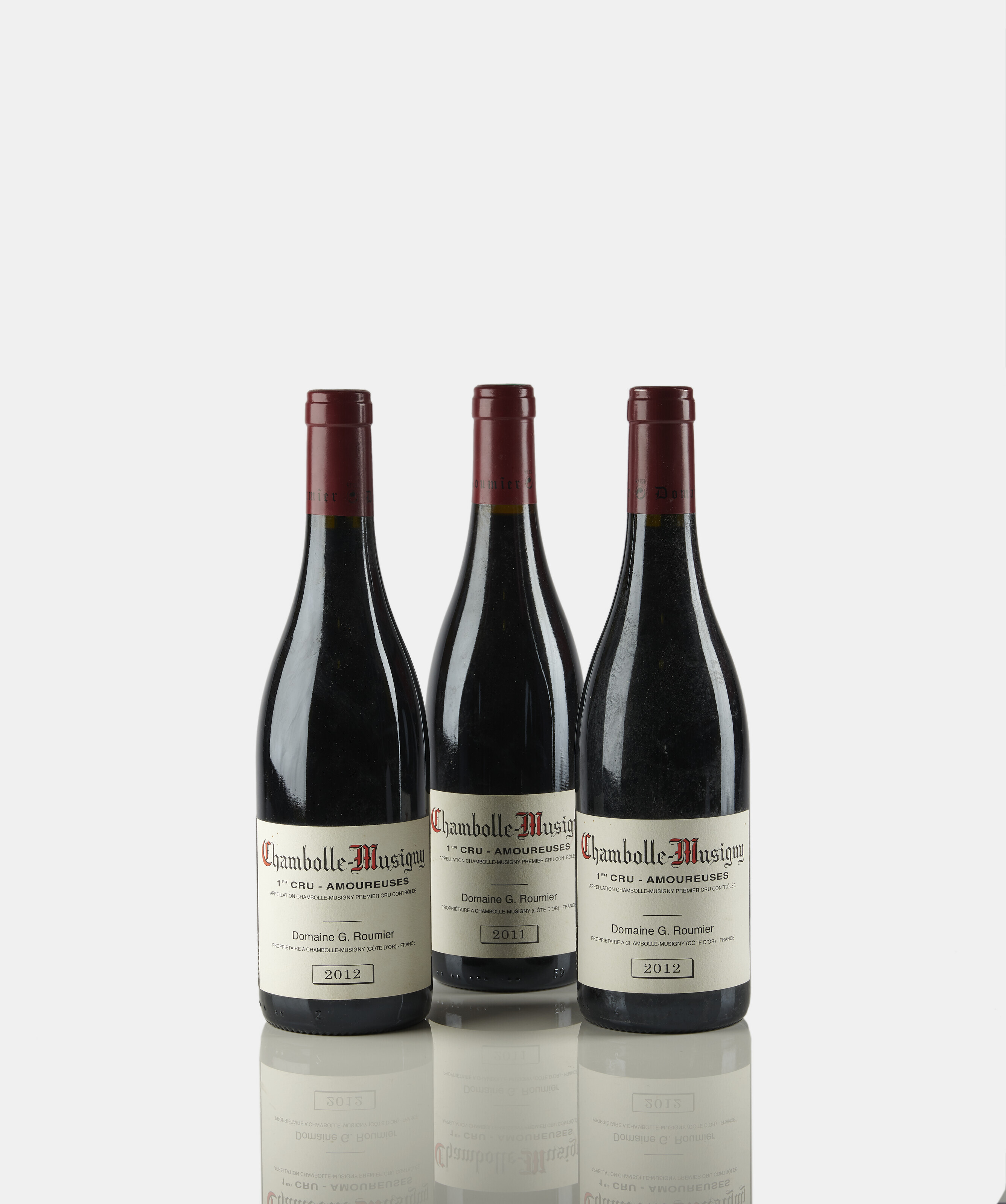 Mixed Roumier Chambolle-Musigny Les Amoureuses 2011 and 2012, Domaine ...