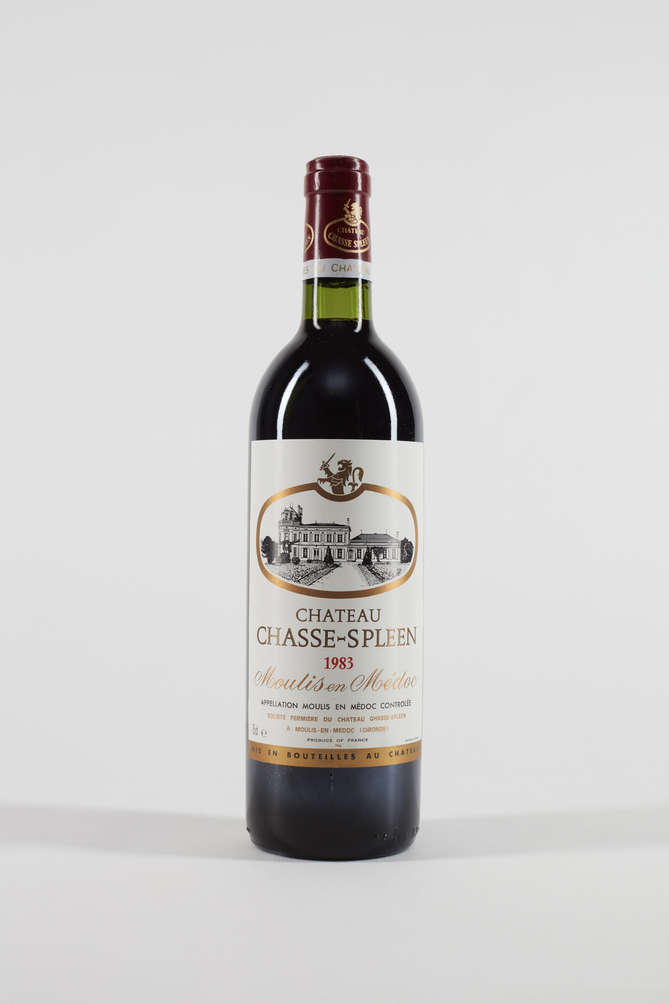 Château Chasse-Spleen 1983, Moulis (Médoc), cru bourgeois ...