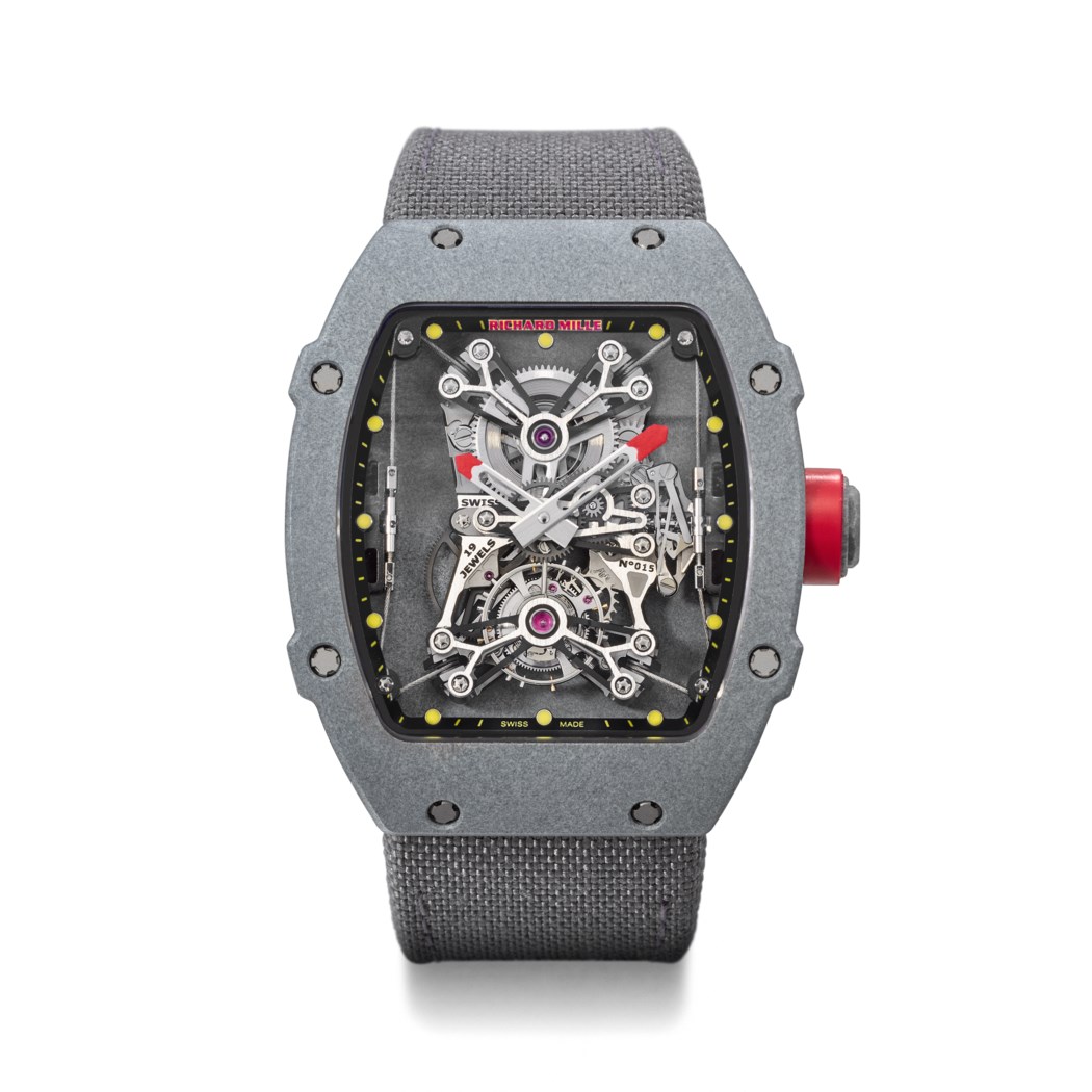 RICHARD MILLE. AN EXCEPTIONAL AND EXTREMELY RARE CARBON LIMITED EDITION ...