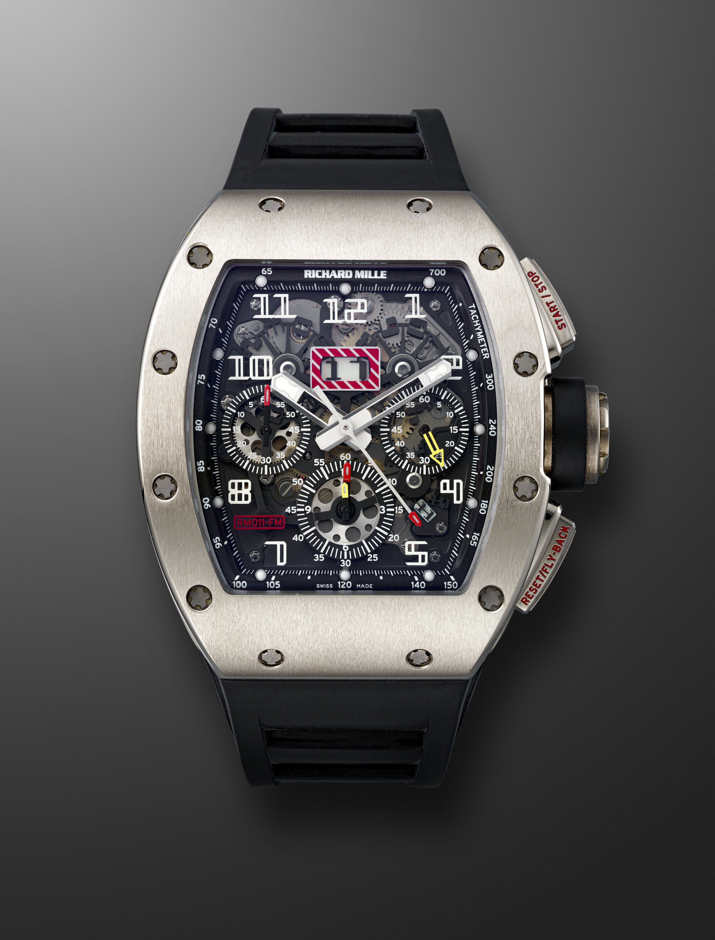 RICHARD MILLE, WHITE GOLD AND TITANIUM CHRONOGRAPH 'FELIPE MASSA', REF ...