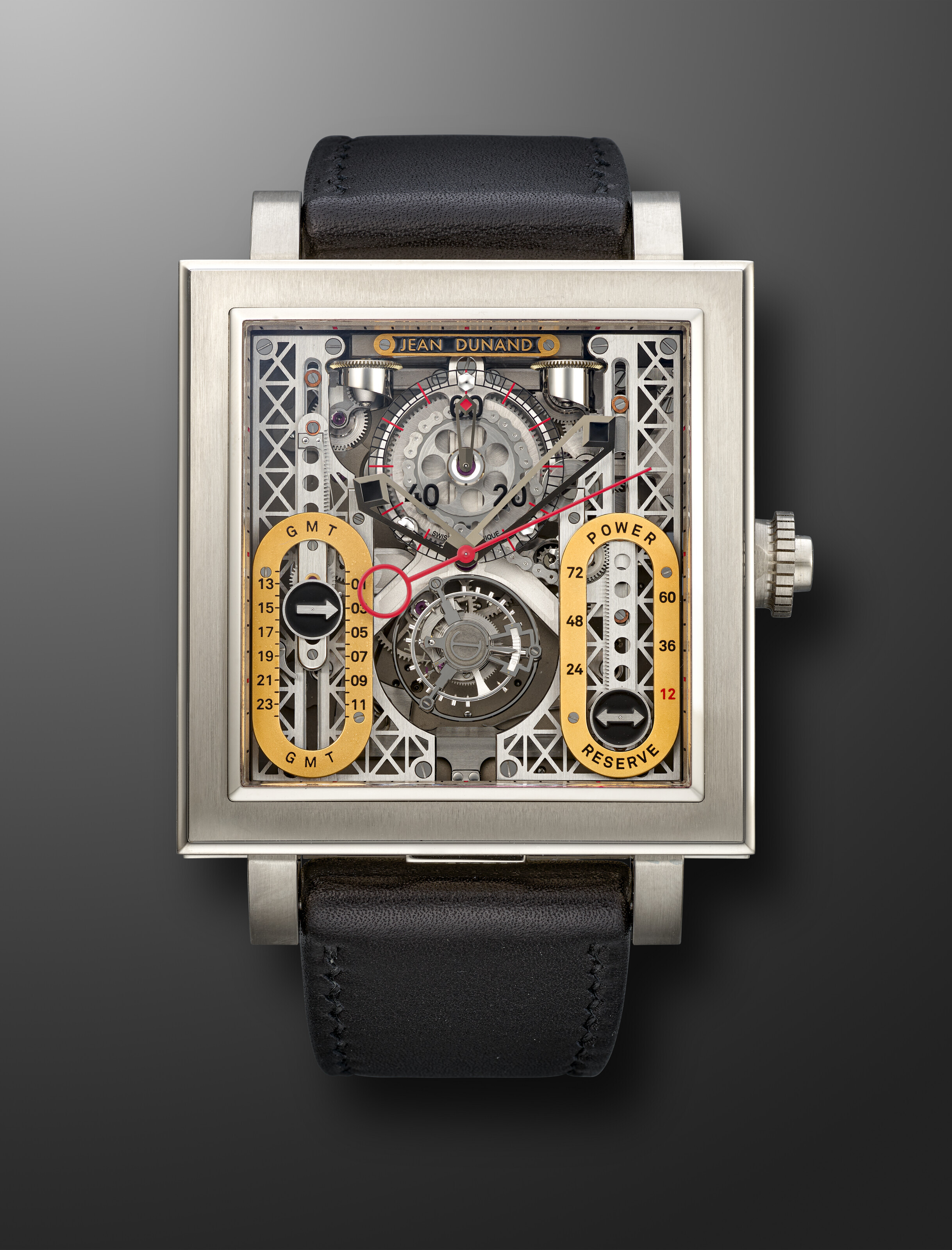 JEAN DUNAND, UNIQUE PIECE WHITE GOLD AND TITANIUM TOURBILLON ...