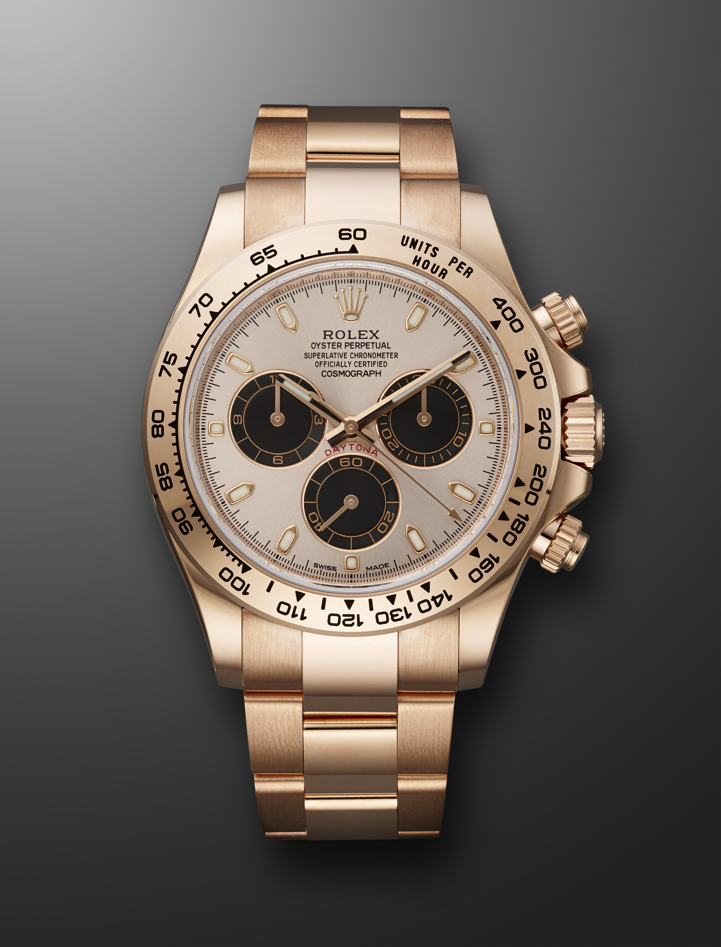 ROLEX, PINK GOLD CHRONOGRAPH 'DAYTONA', REF. 116505, | Christie’s