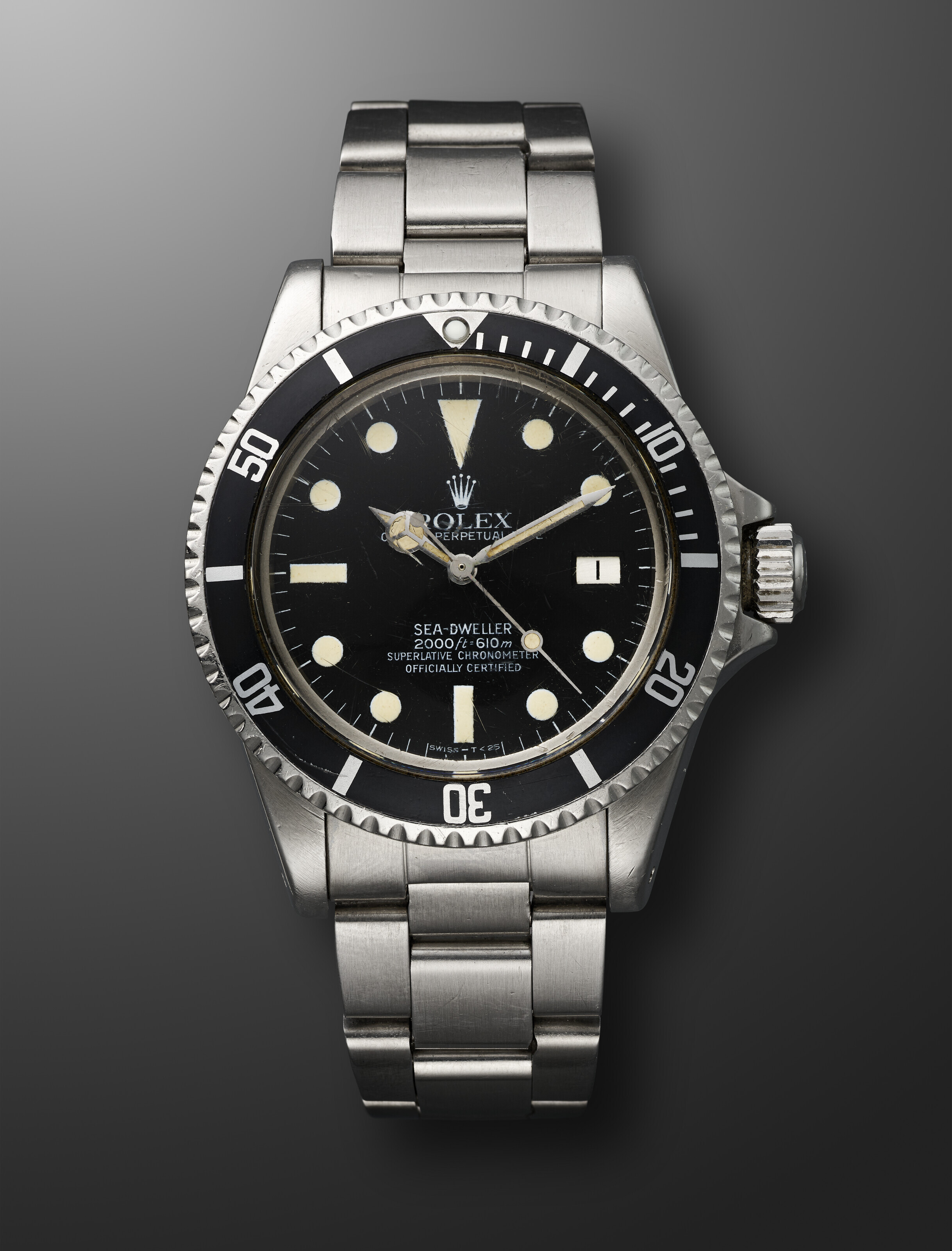 ROLEX, STAINLESS STEEL SEA-DWELLER 'GREAT WHITE', REF. 1665, | Christie’s
