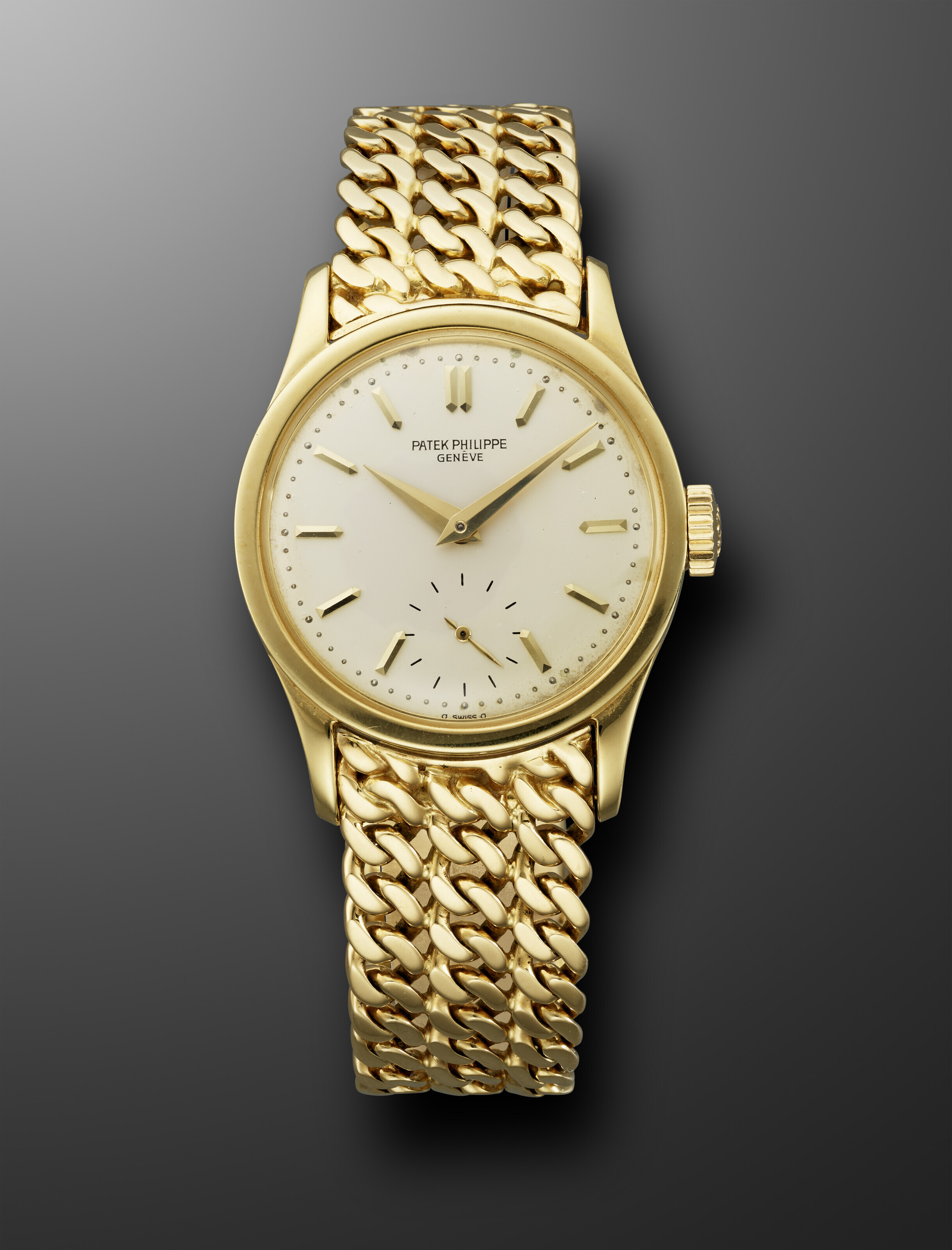 PATEK PHILIPPE, YELLOW GOLD CALATRAVA 'ACUATIC', REF. 2545J, | Christie’s