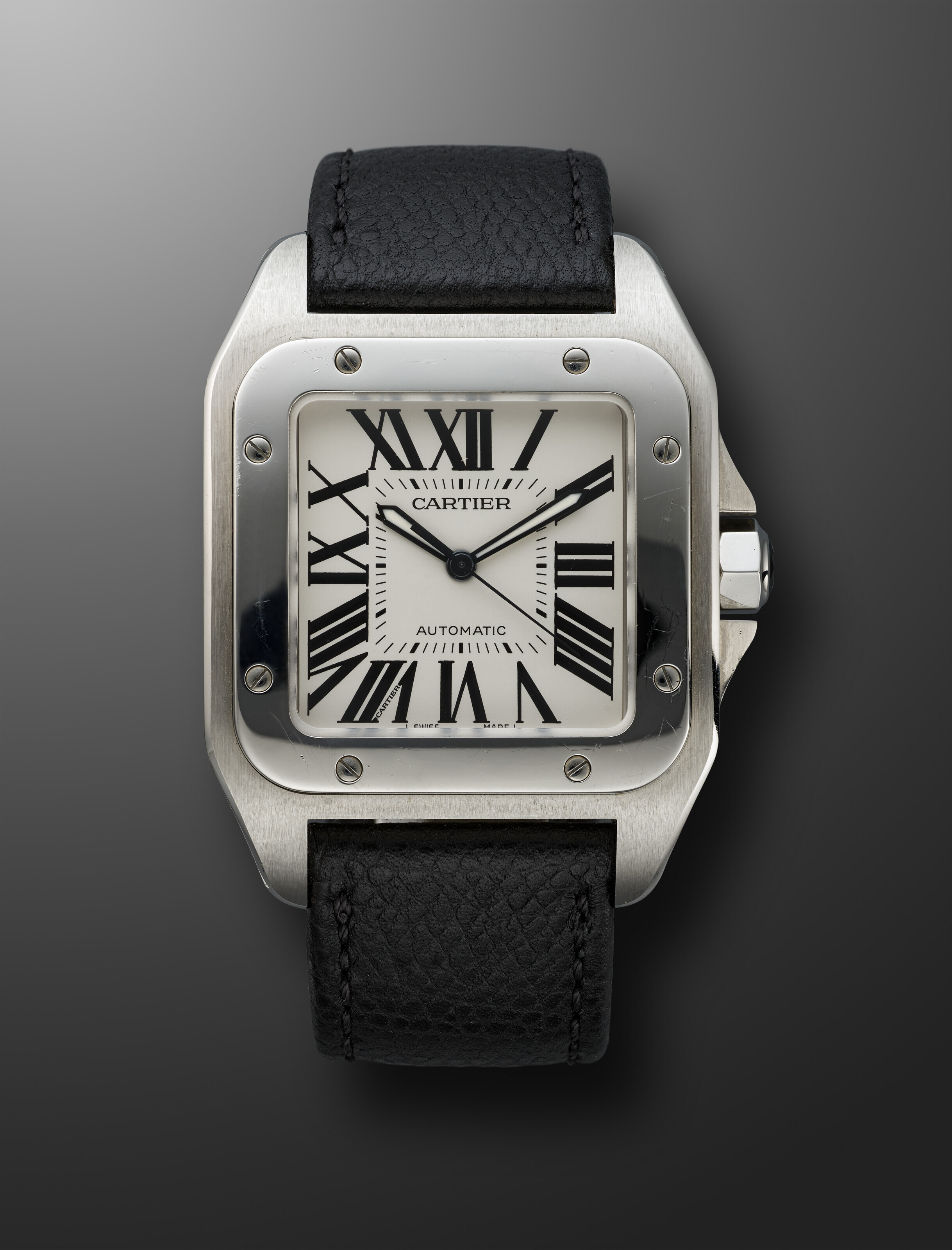 CARTIER, STAINLESS STEEL 'SANTOS 100 XL', REF. 2656, | Christie’s