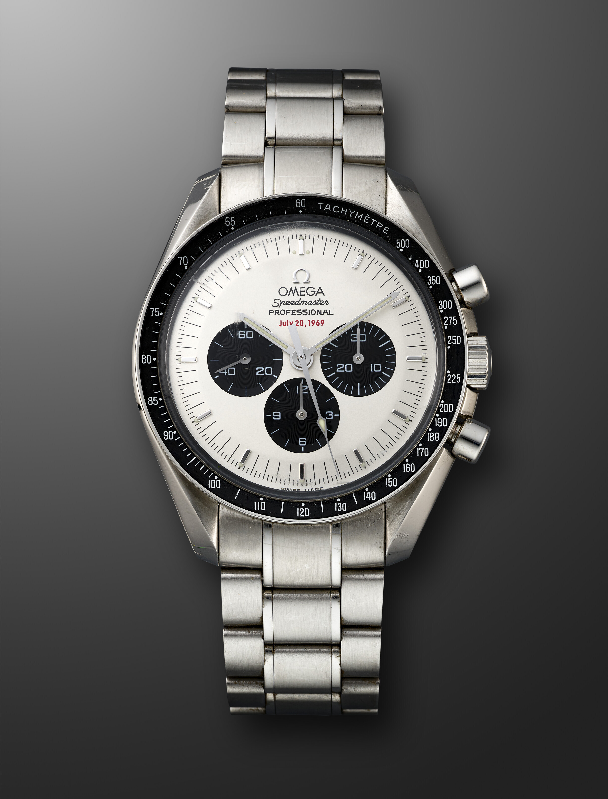 OMEGA, LIMITED EDITION STAINLESS STEEL CHRONOGRAPH 'SPEEDMASTER ...