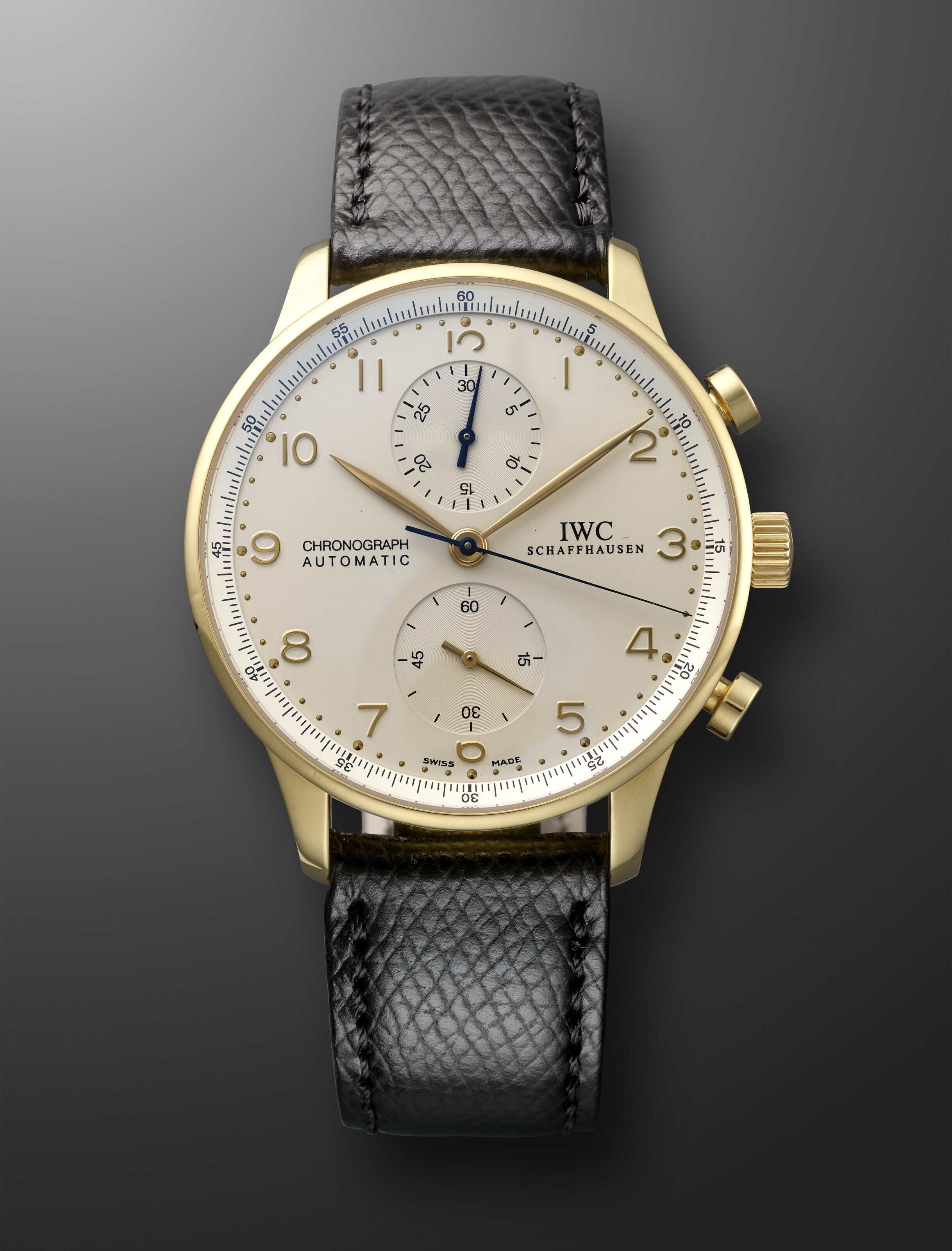 IWC, YELLOW GOLD CHRONOGRAPH 'PORTUGUESE', REF. IW371416, | Christie’s