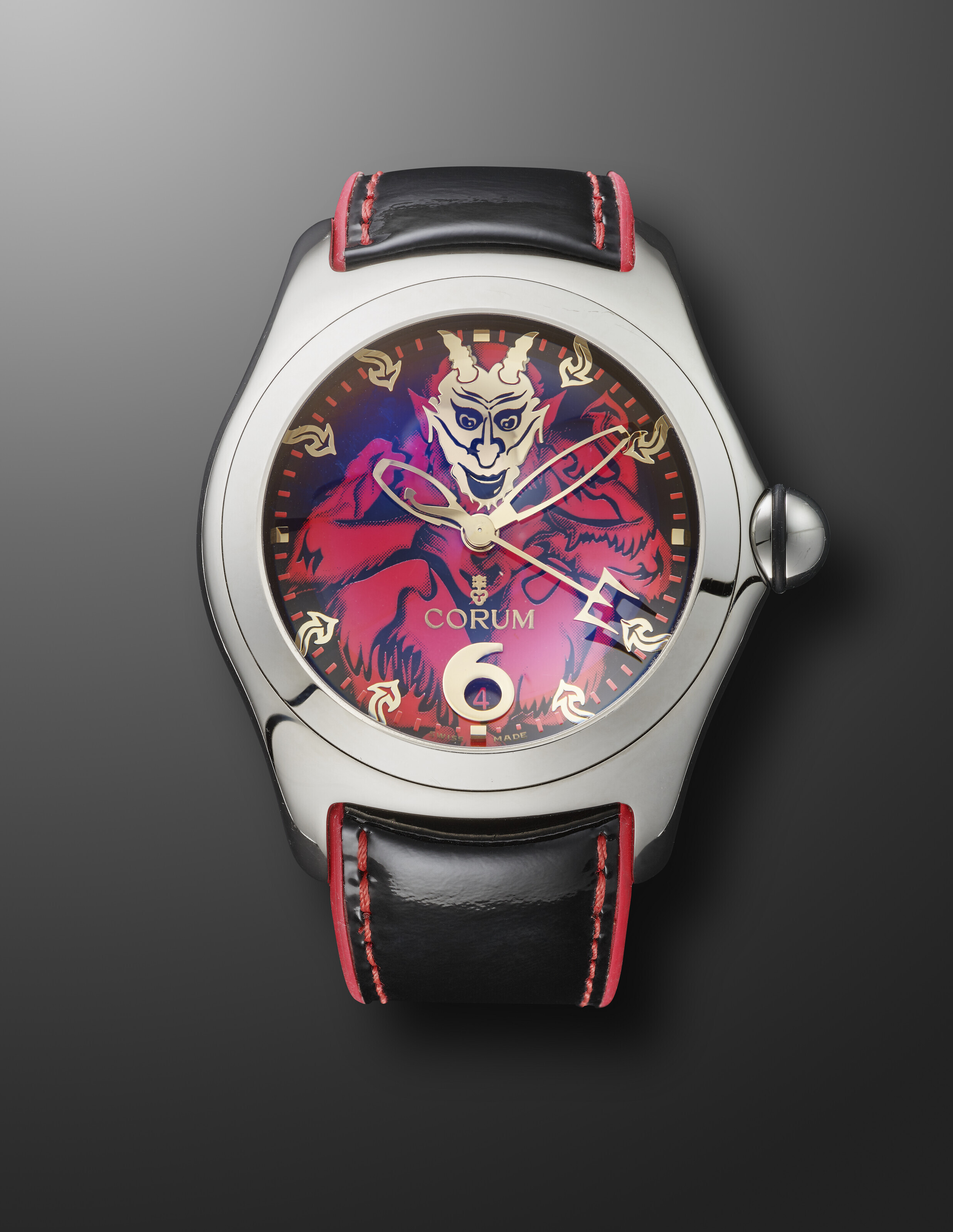 CORUM, LIMITED EDITION STAINLESS STEEL LUCIFER 'BUBBLE', REF. 82.340.20 ...