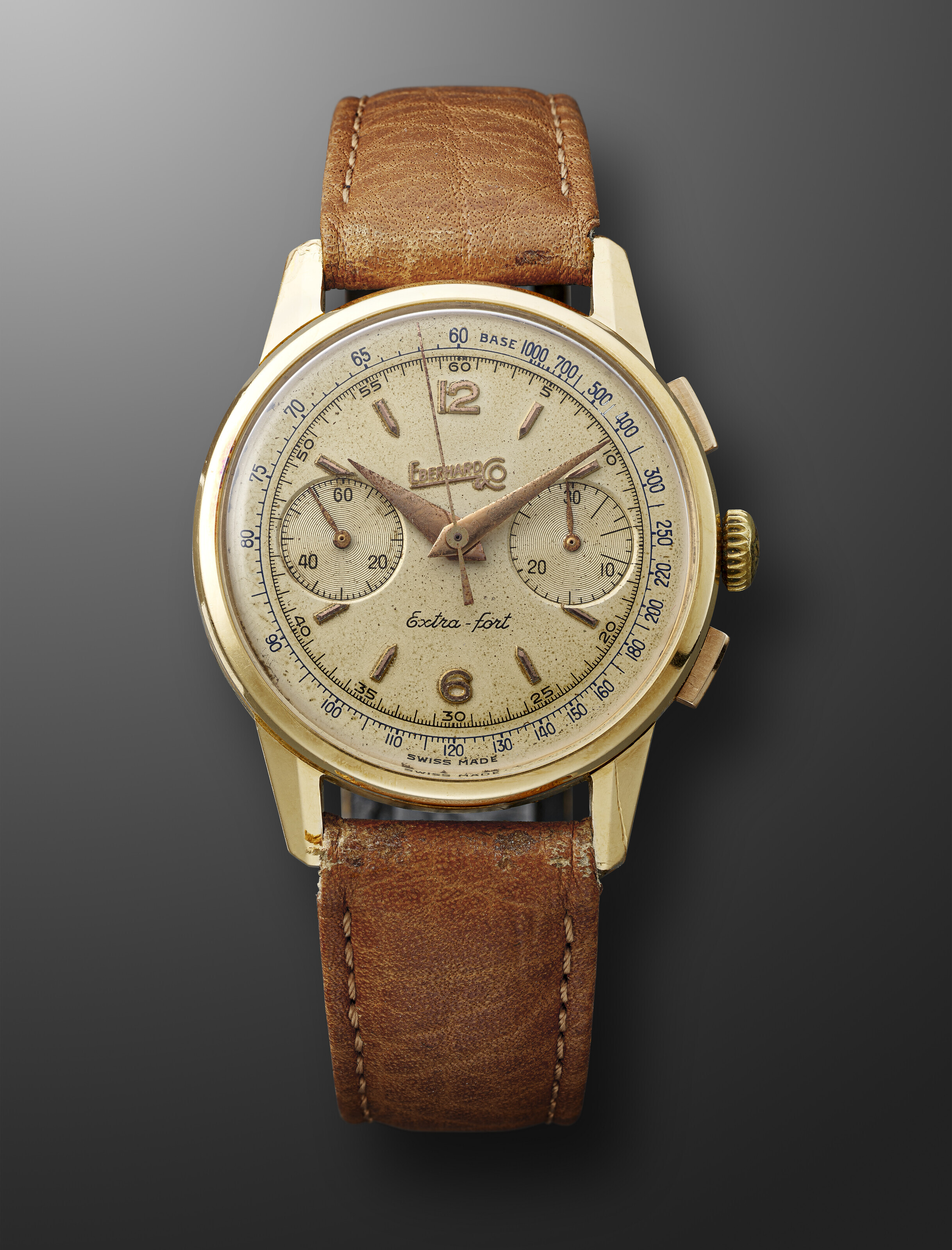 EBERHARD & CO, YELLOW GOLD CHRONOGRAPH 'EXTRA-FORT', | Christie’s