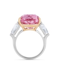 THE FORTUNE PINKSENSATIONAL COLOURED DIAMOND AND DIAMOND RING | Christie's