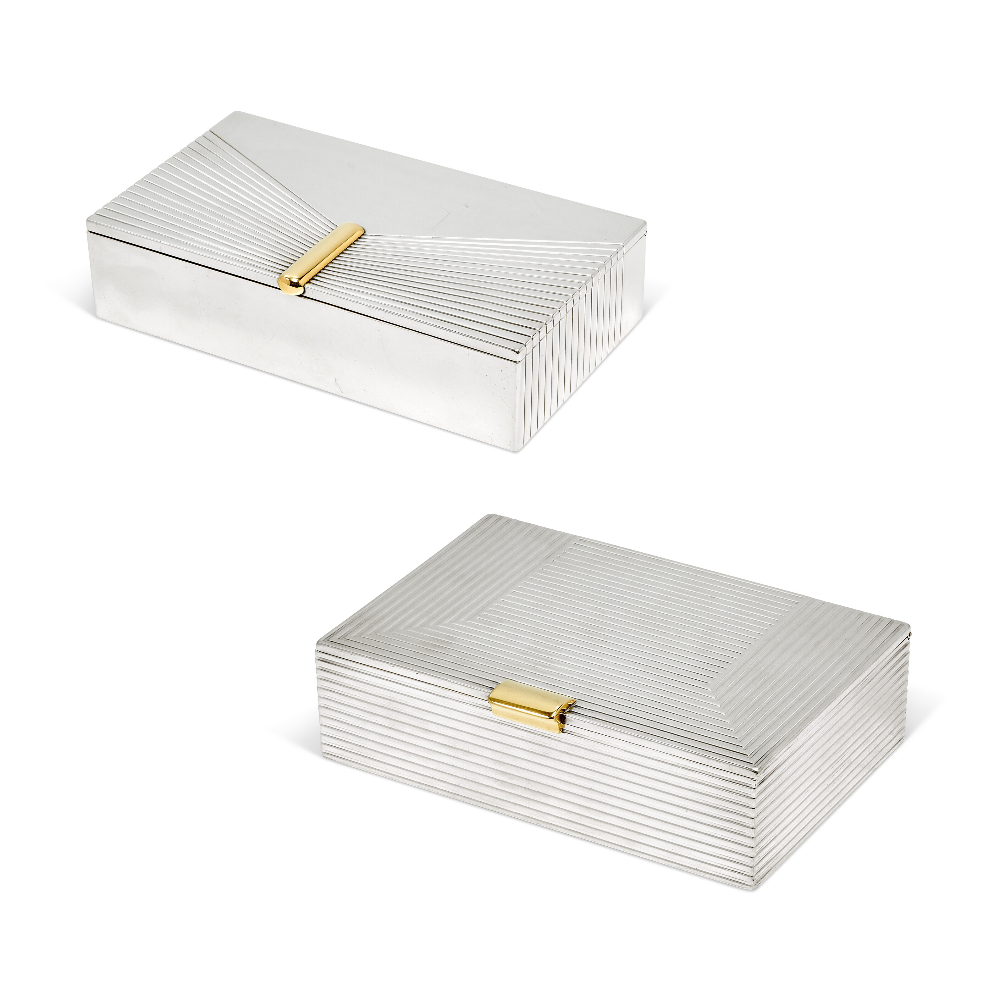 NO RESERVE | CARTIER PAIR OF SILVER BOXES, | Christie’s