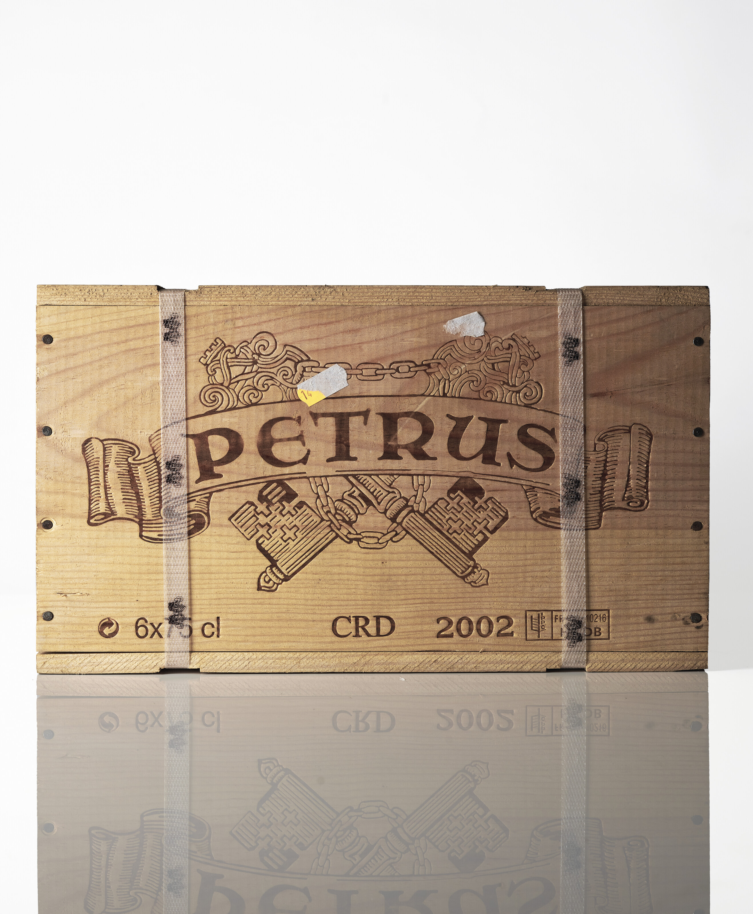 Petrus 2002, Pomerol, cru exceptionnelIn a banded original wooden case ...