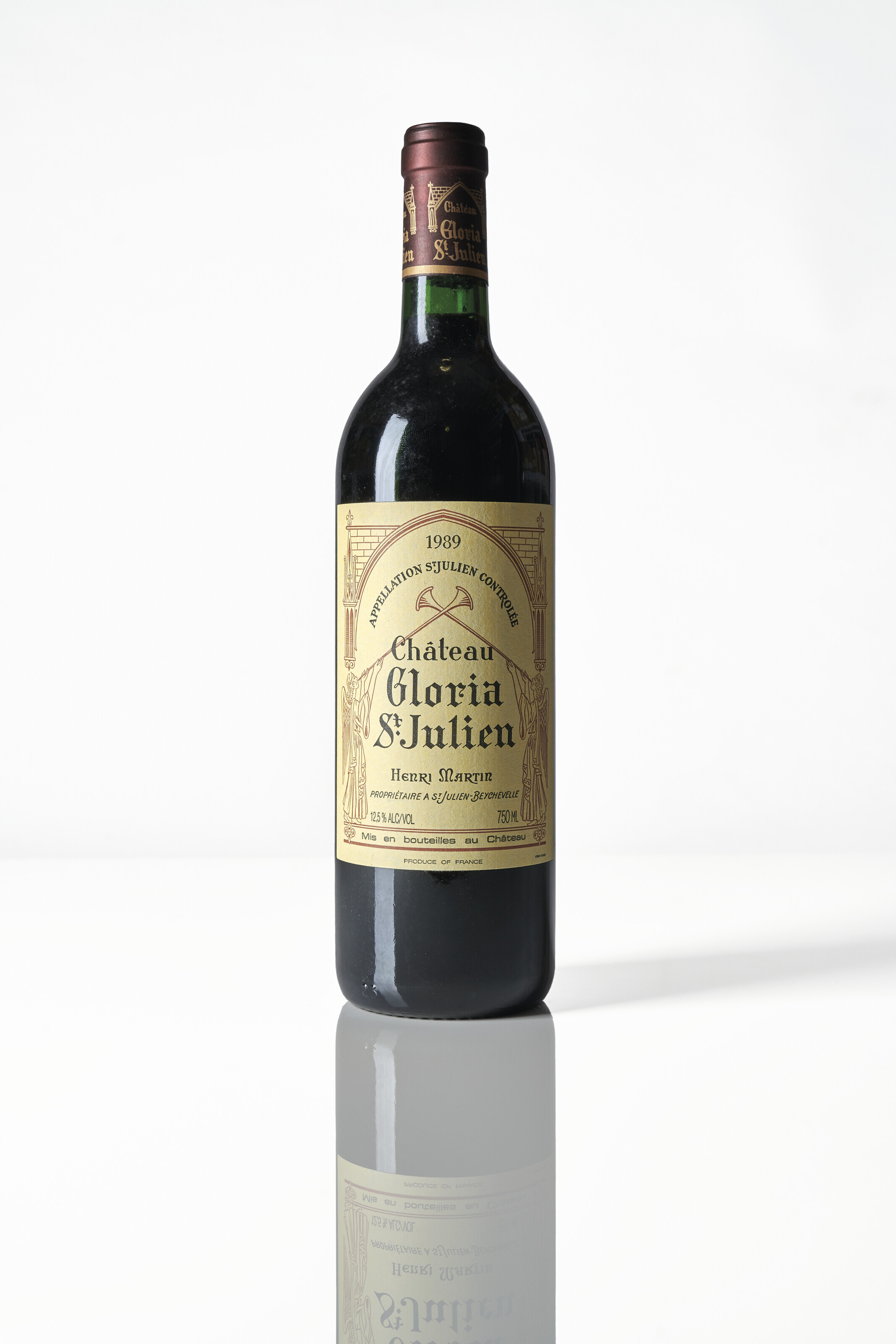 Château Gloria 1989, Saint-Julien, cru bourgeois supérieurIn original ...