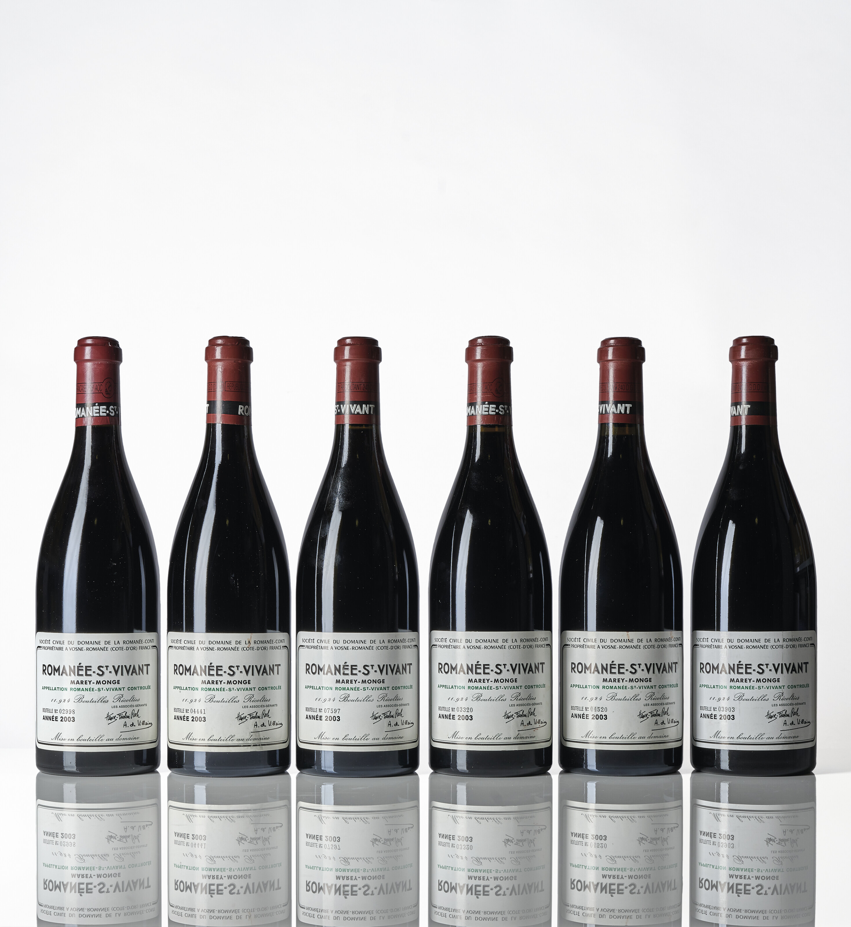 Domaine de la Romanée-Conti, Romanée-Saint-Vivant 2003, Grand Cru, Cote ...
