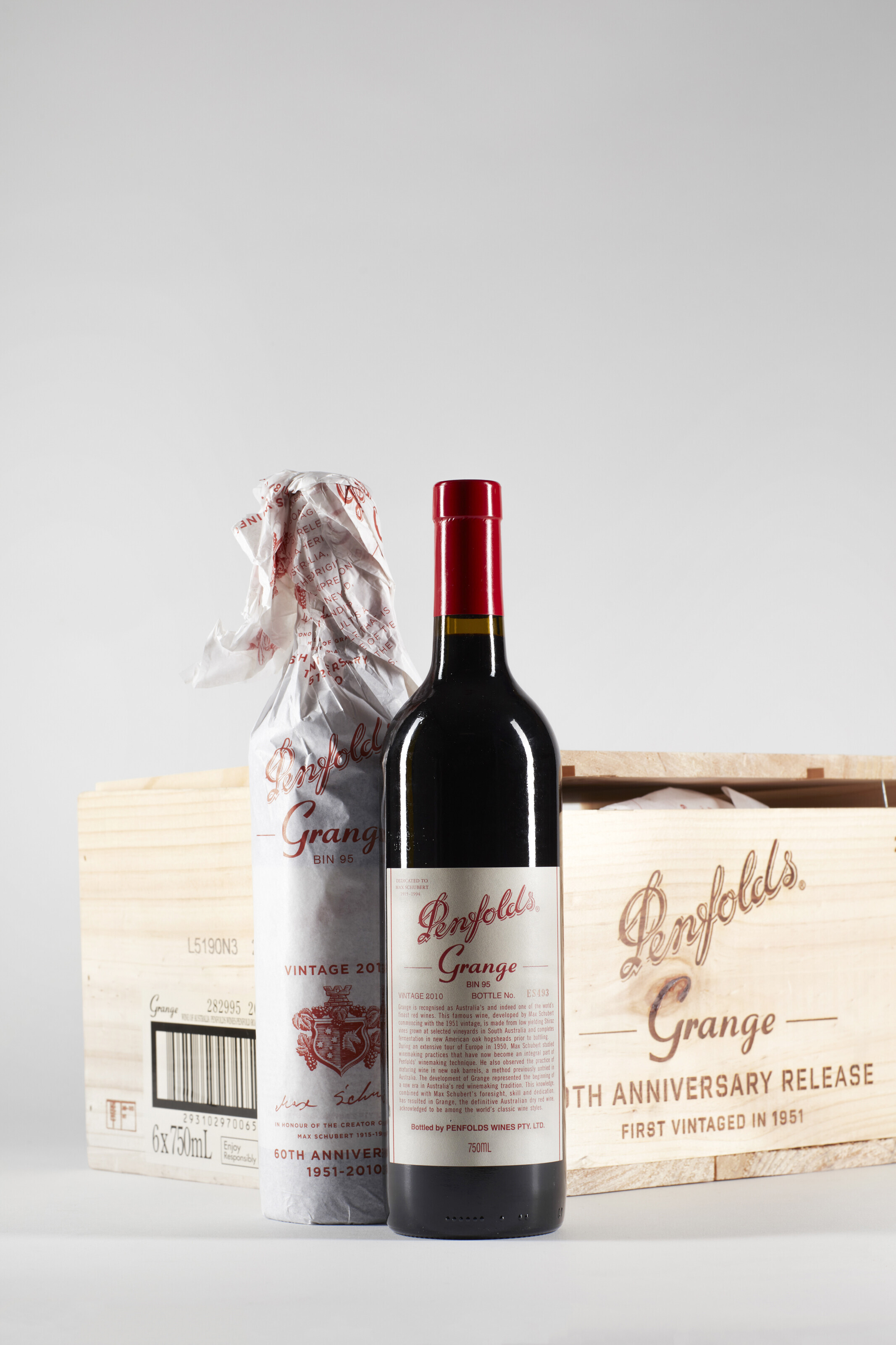 Penfolds, Grange 2010, South AustraliaIn original wooden case. Original ...