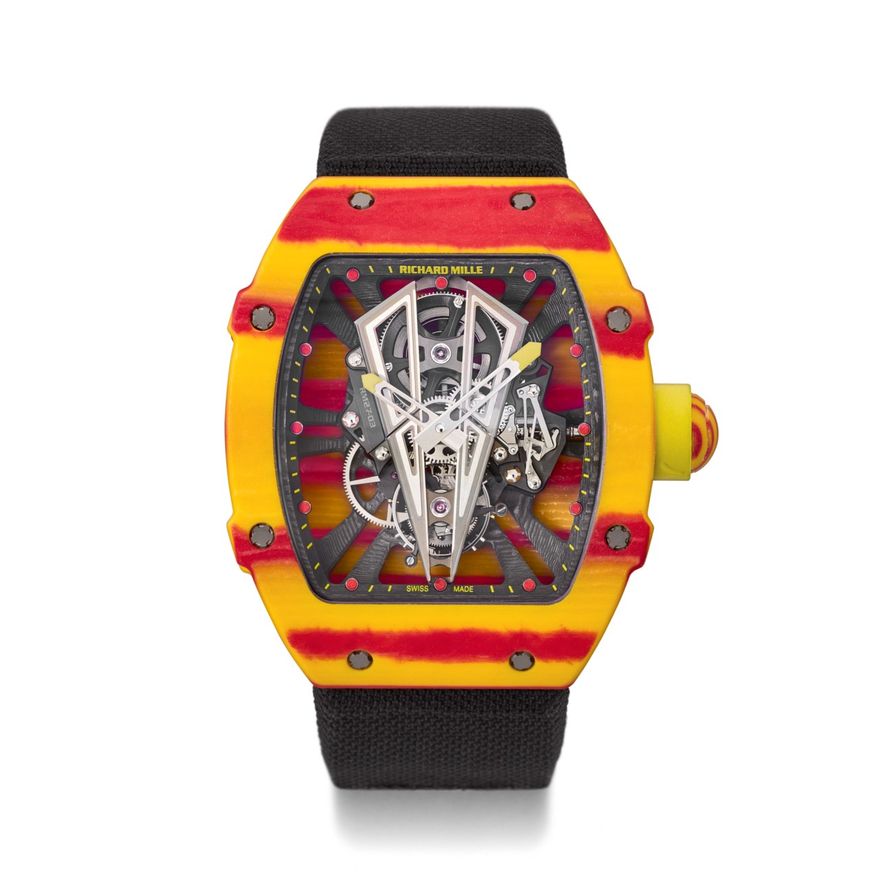 RICHARD MILLE. AN EXCEPTIONAL AND UNIQUE PERSONALIZED QUARTZ TPT ...