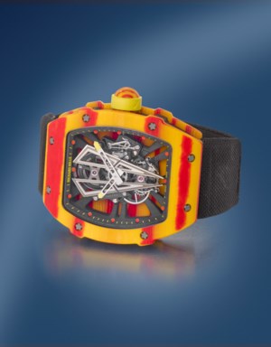 RICHARD MILLE. AN EXCEPTIONAL AND UNIQUE PERSONALIZED QUARTZ TPT ...