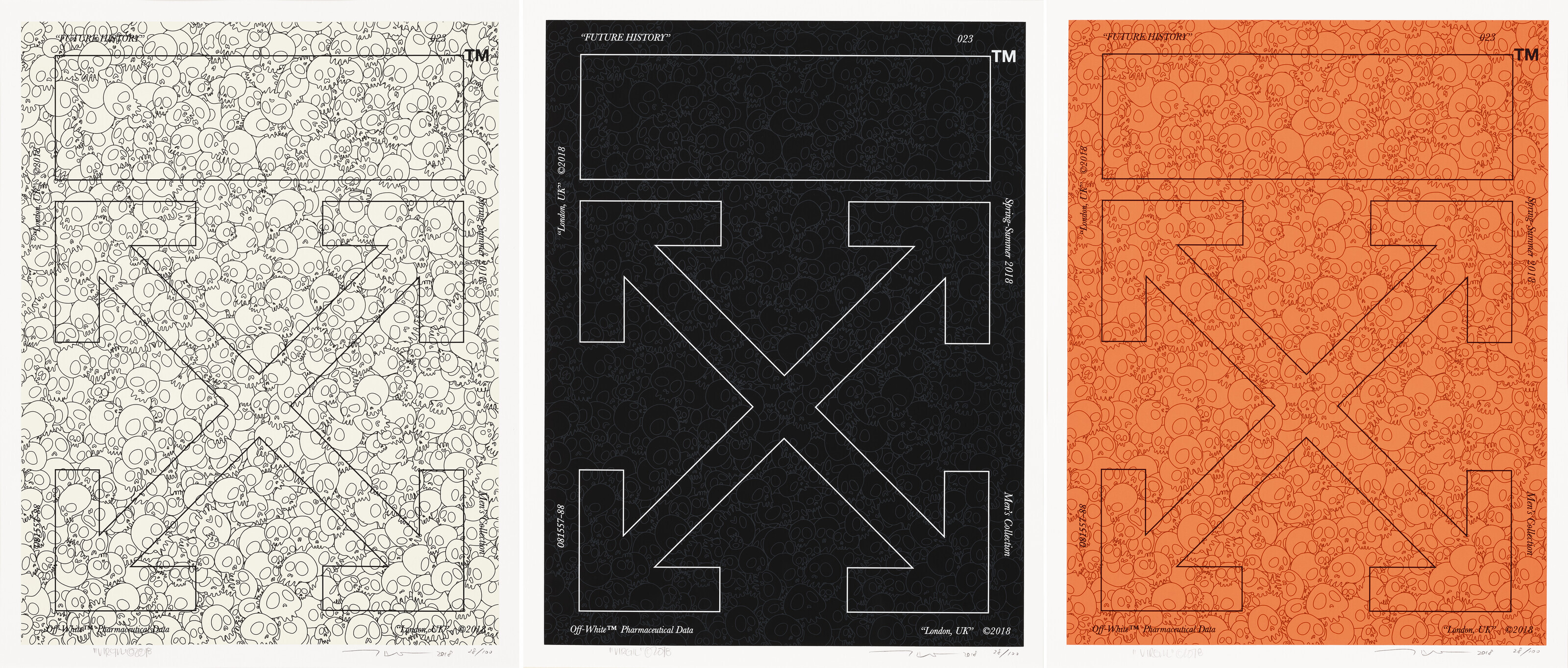 TAKASHI MURAKAMI (B.1962) AND VIRGIL ABLOH (B.1980), Memento Mori Stone ...