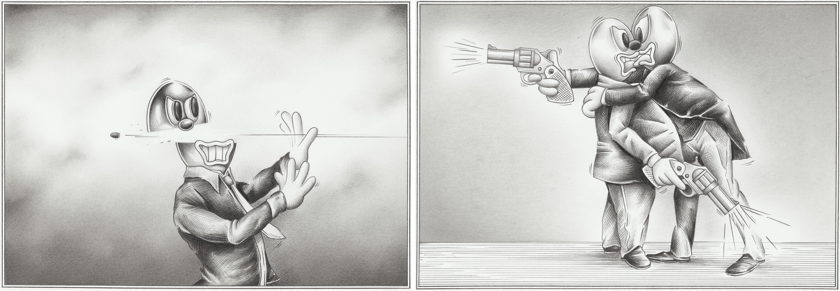 RYAN TRAVIS CHRISTIAN (B.1983), Shot in the face; & Double Tap | Christie’s