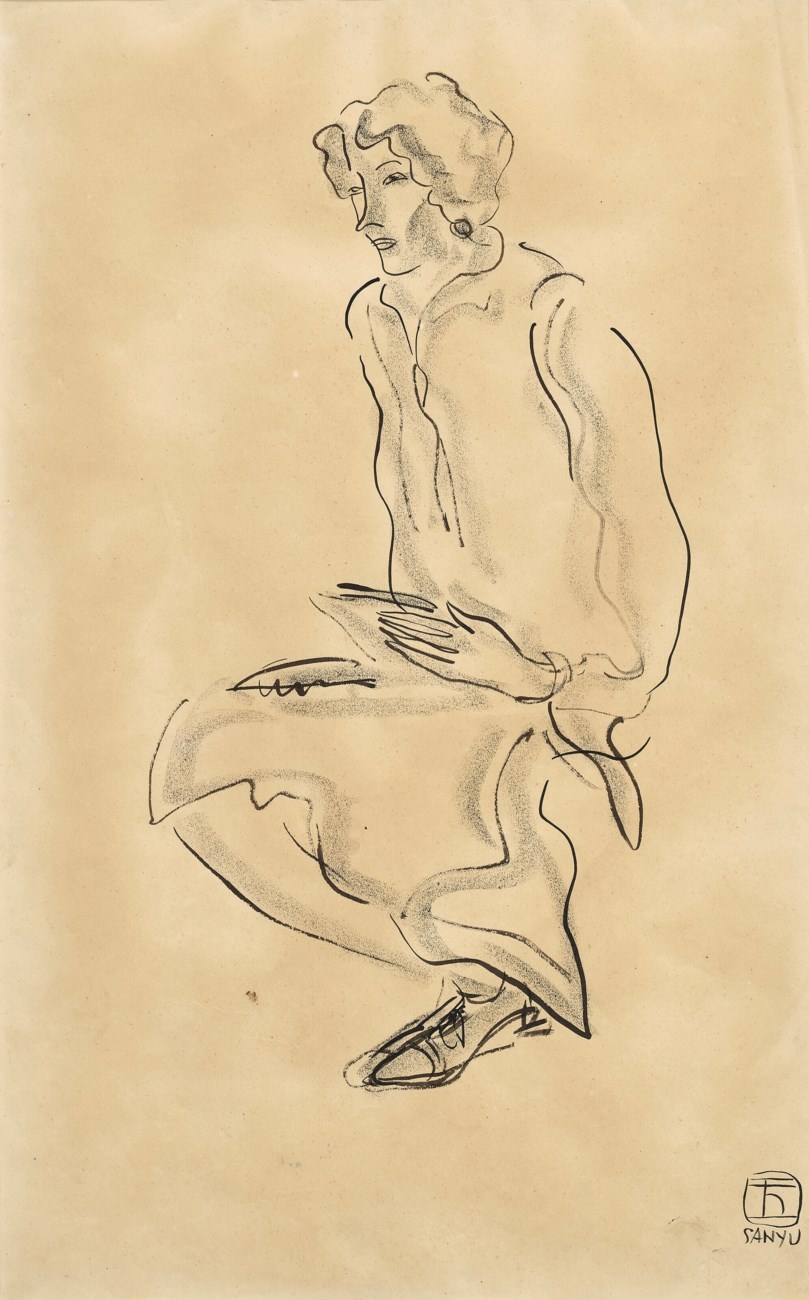 SANYU (1895-1966), Woman Writing | Christie's