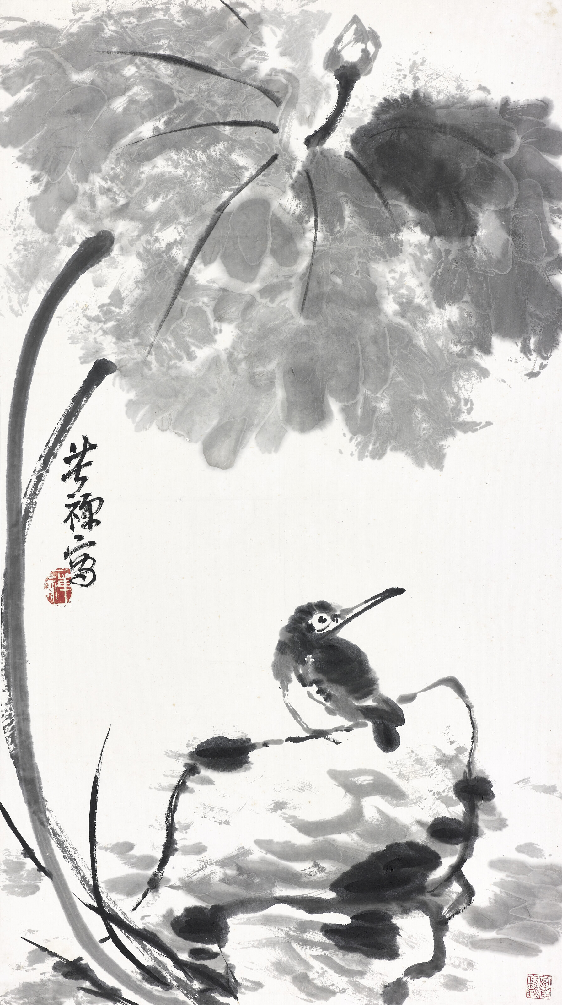 LI KUCHAN (1899-1983), Bird and Lotus | Christie’s
