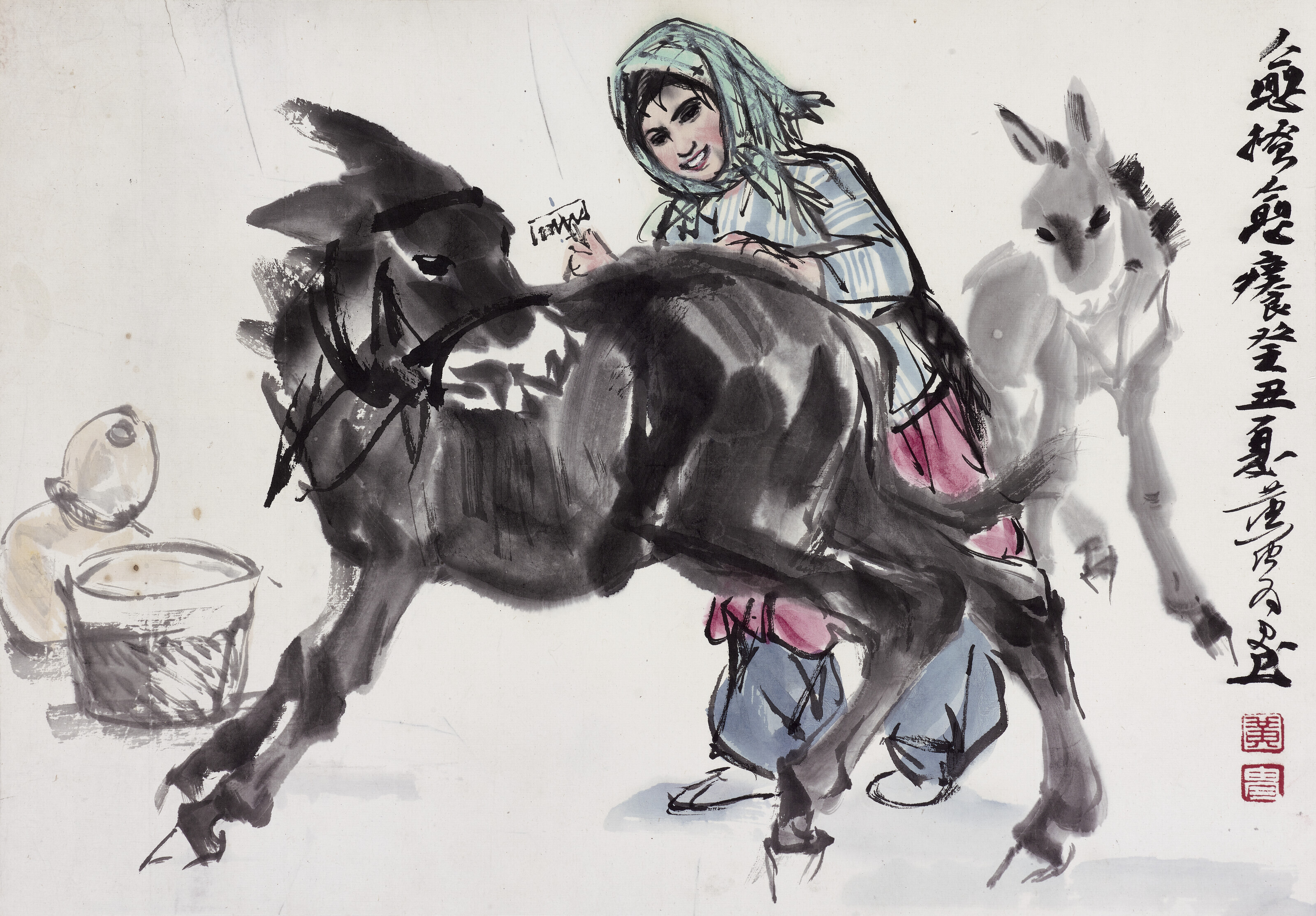 HUANG ZHOU (1925-1997), Itching | Christie’s