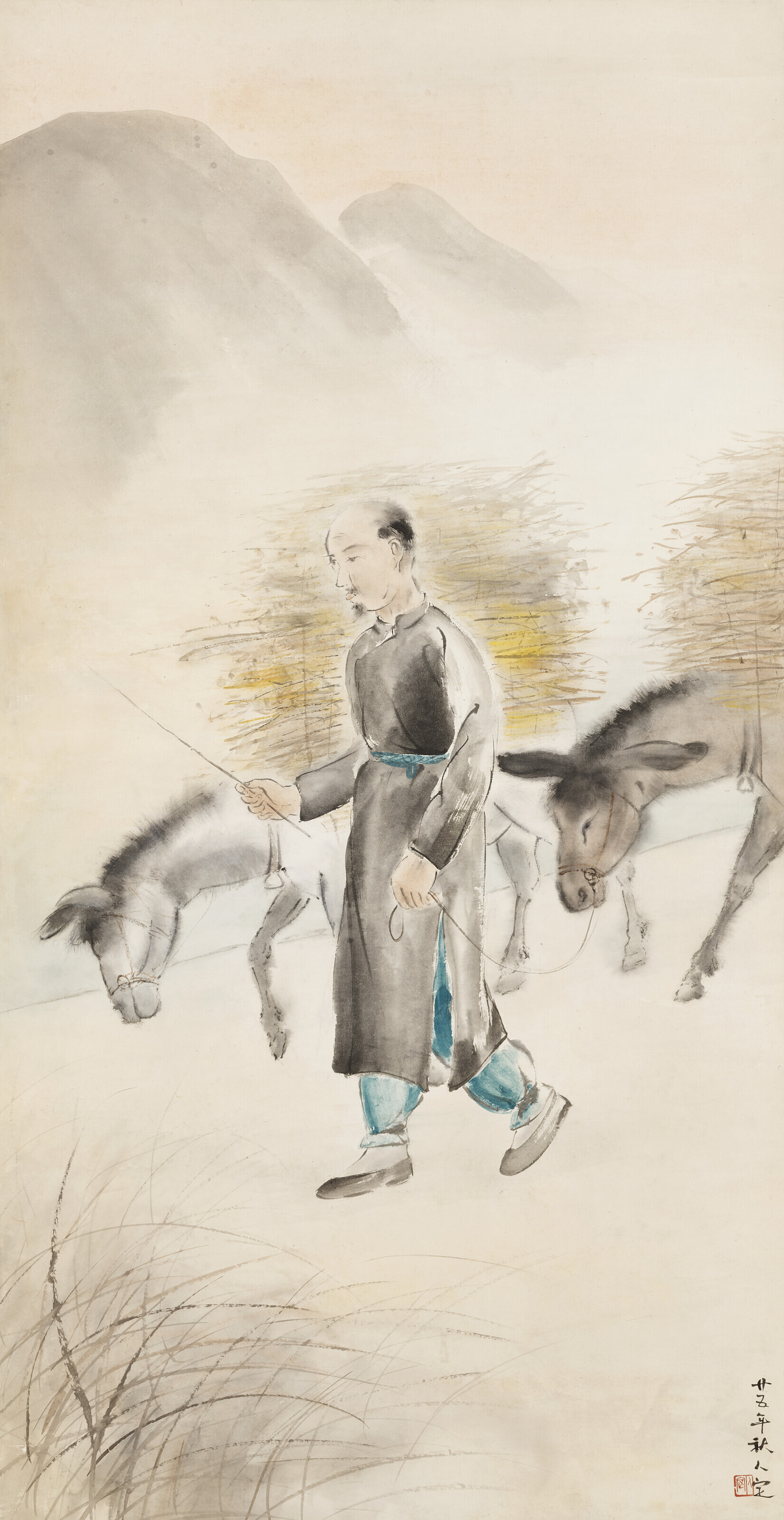 FANG RENDING (1901-1975), Herding | Christie’s