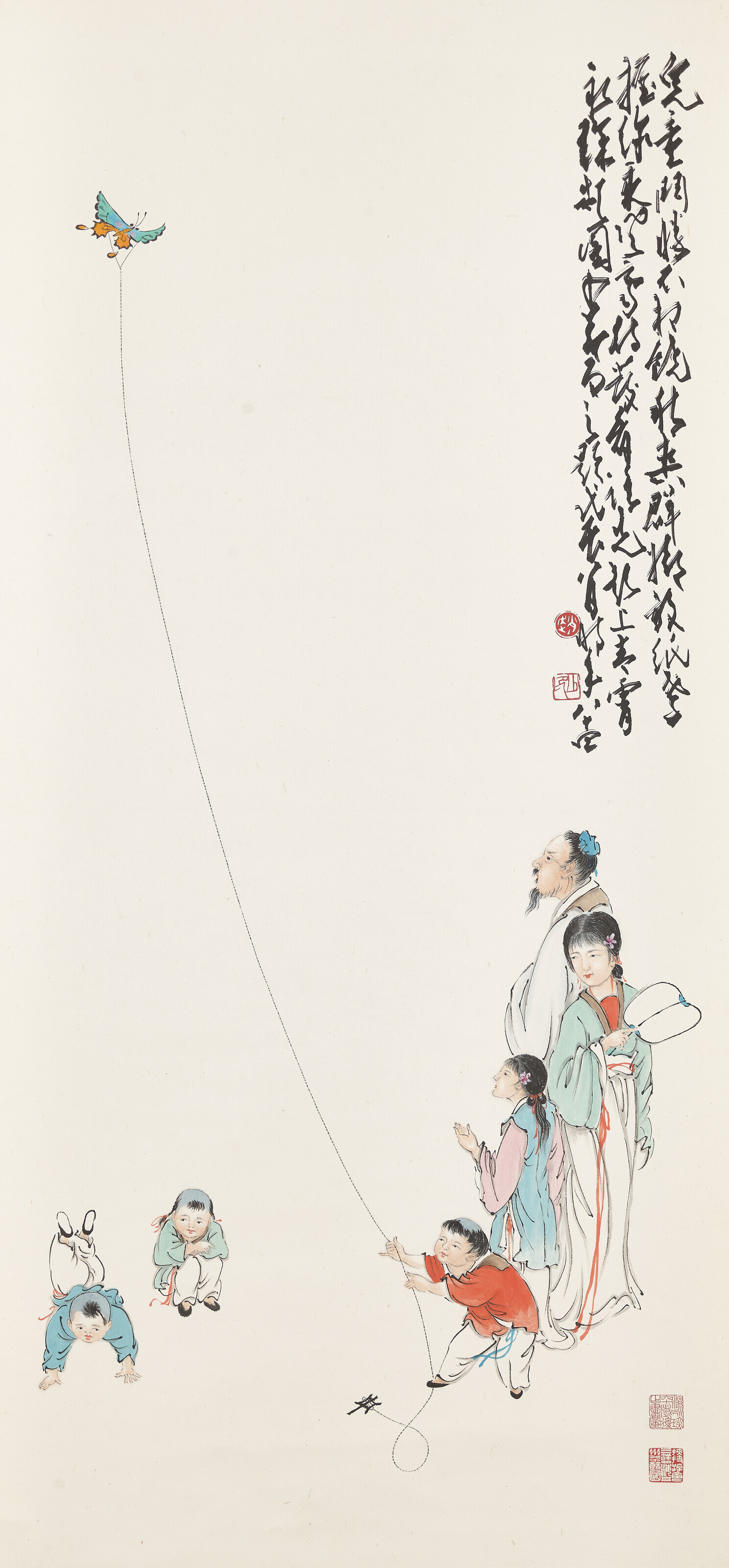 WEN YONGCHEN (WAN WING SUM, 1922-1995), Flying Kite | Christie’s