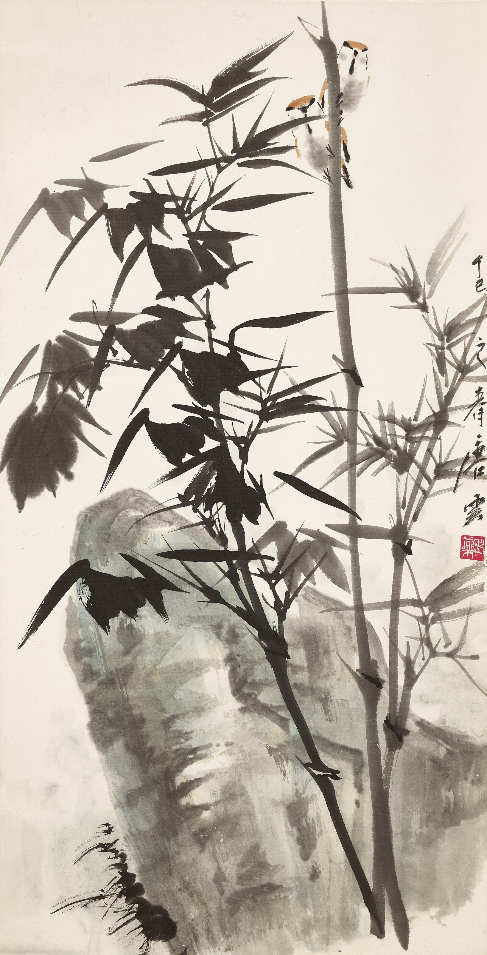 TANG YUN (1910-1993), Bamboo and Birds | Christie’s