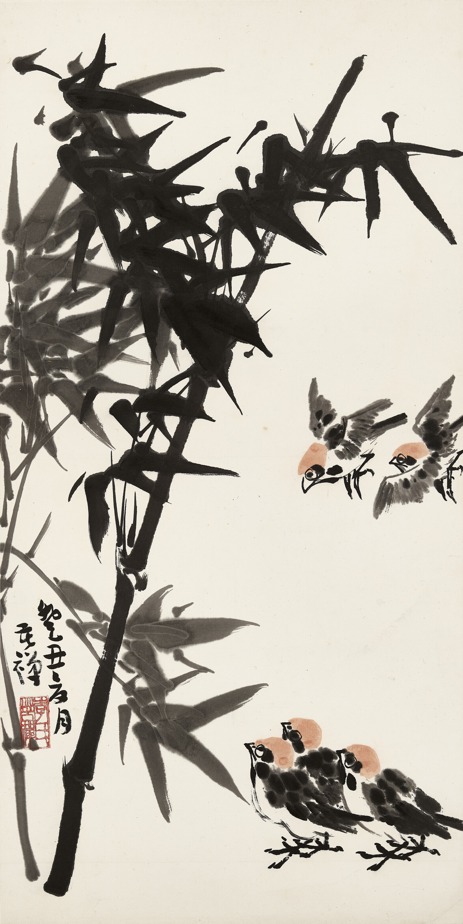 LI KUCHAN (1899-1983), Sparrows and Bamboo | Christie’s