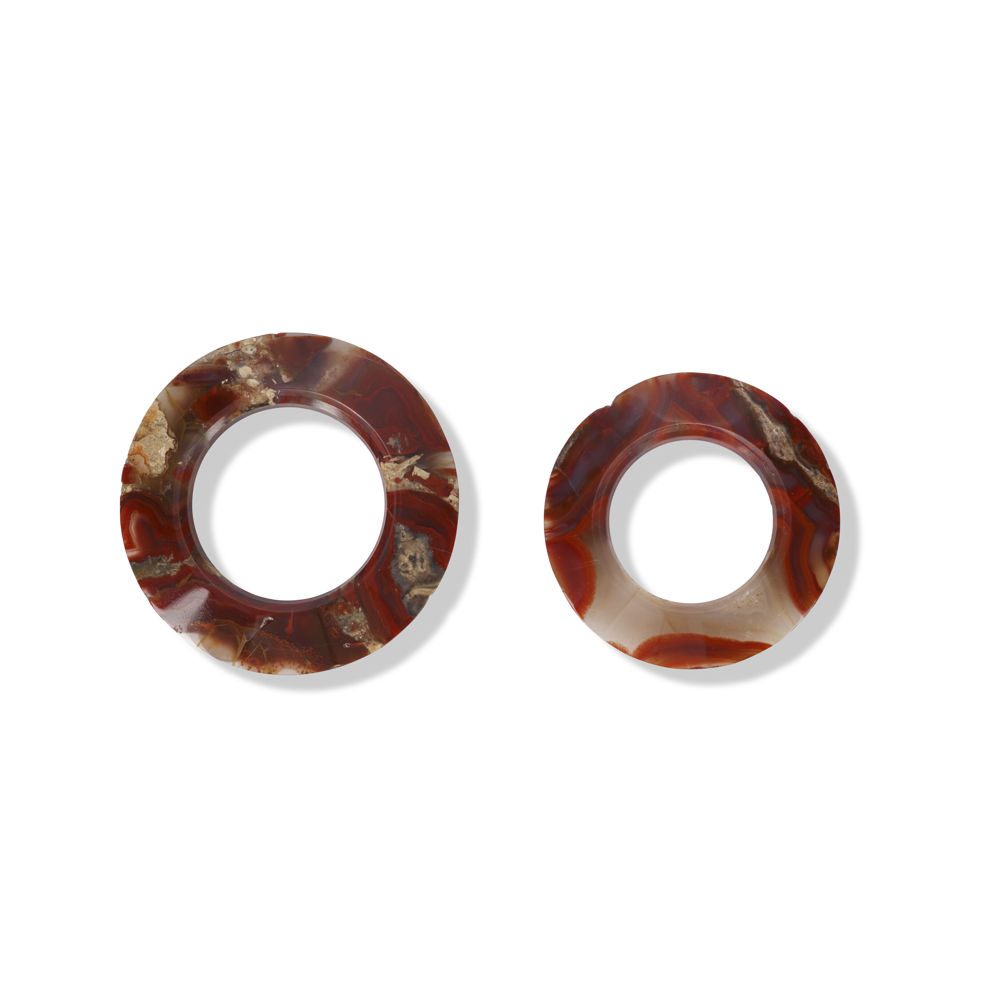 TWO AGATE DISCS, | Christie’s